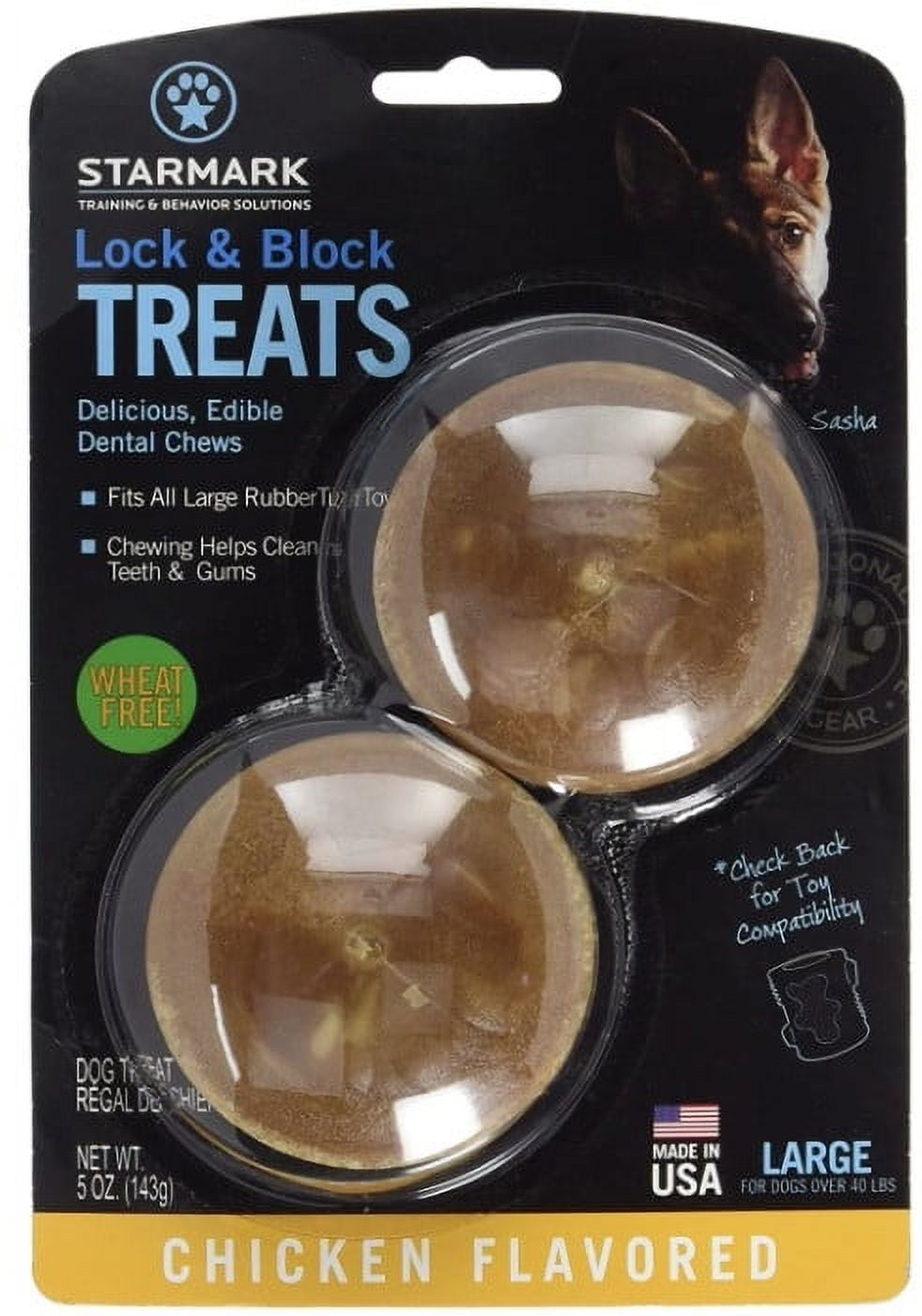 Starmark Lock And Block Chicken Flavor Large Chew Treats - Walmart.com