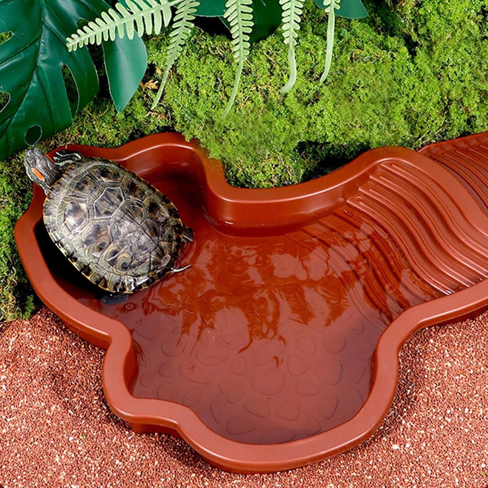 Staron 14x11.2" Extra Large Reptile Water Dish Turtle Pool Tortoise ...