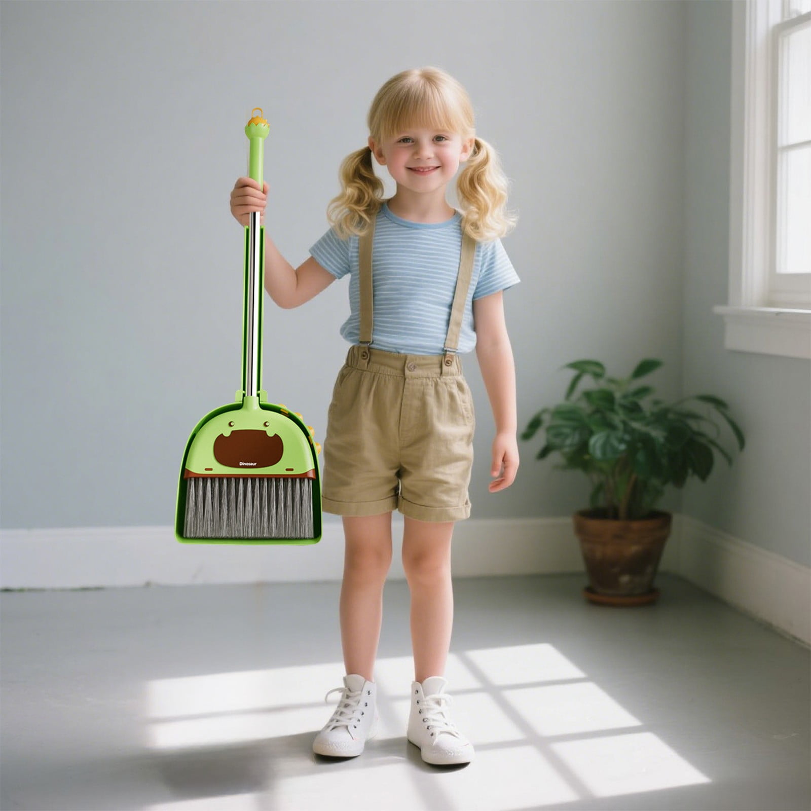 Staron Children's Brooms and Dustpan Set, Kids Cleaning Toy with ...