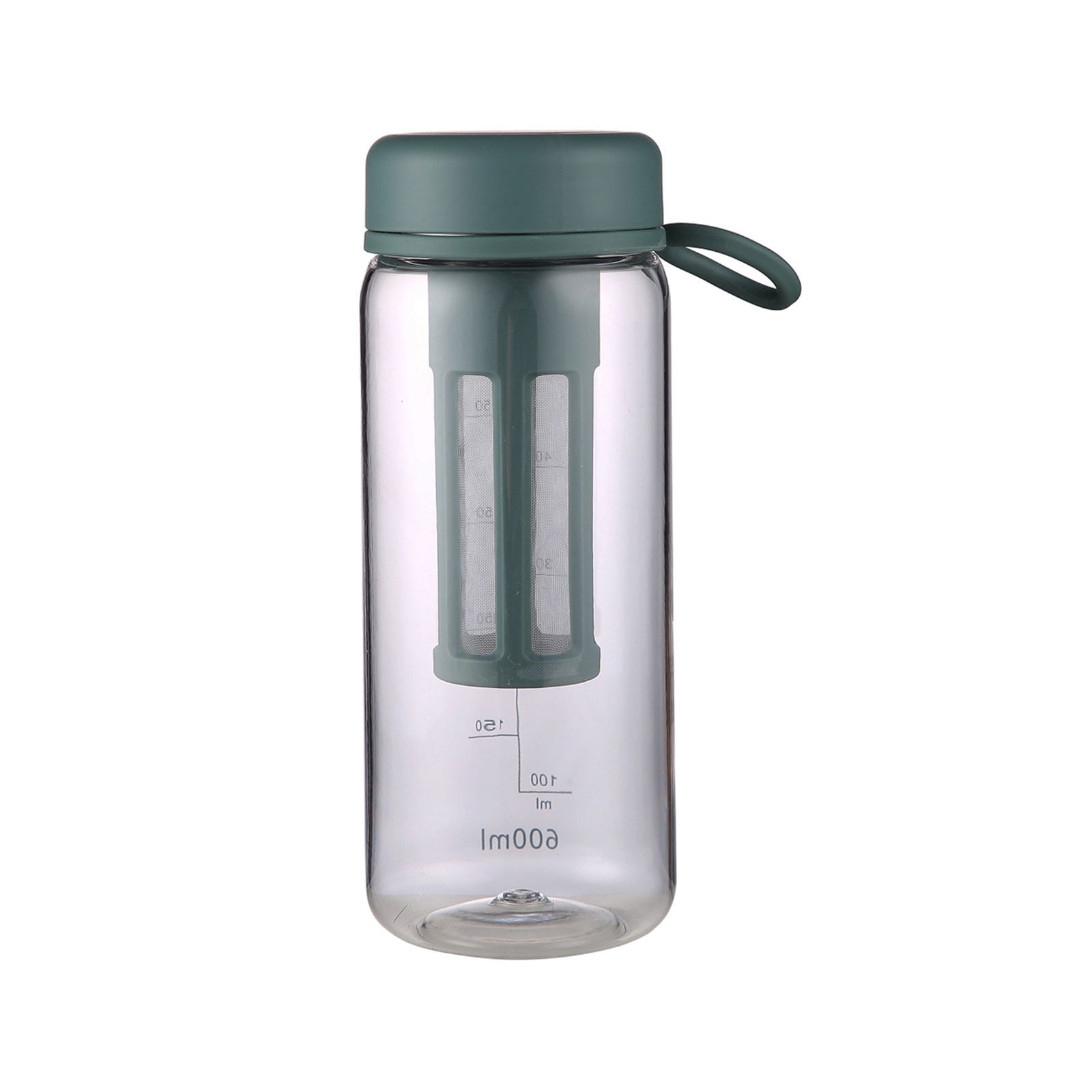 ZZkhGO Cold Brew Coffee Cup, 600ML Leak Proof Infuser Water Bottle ...