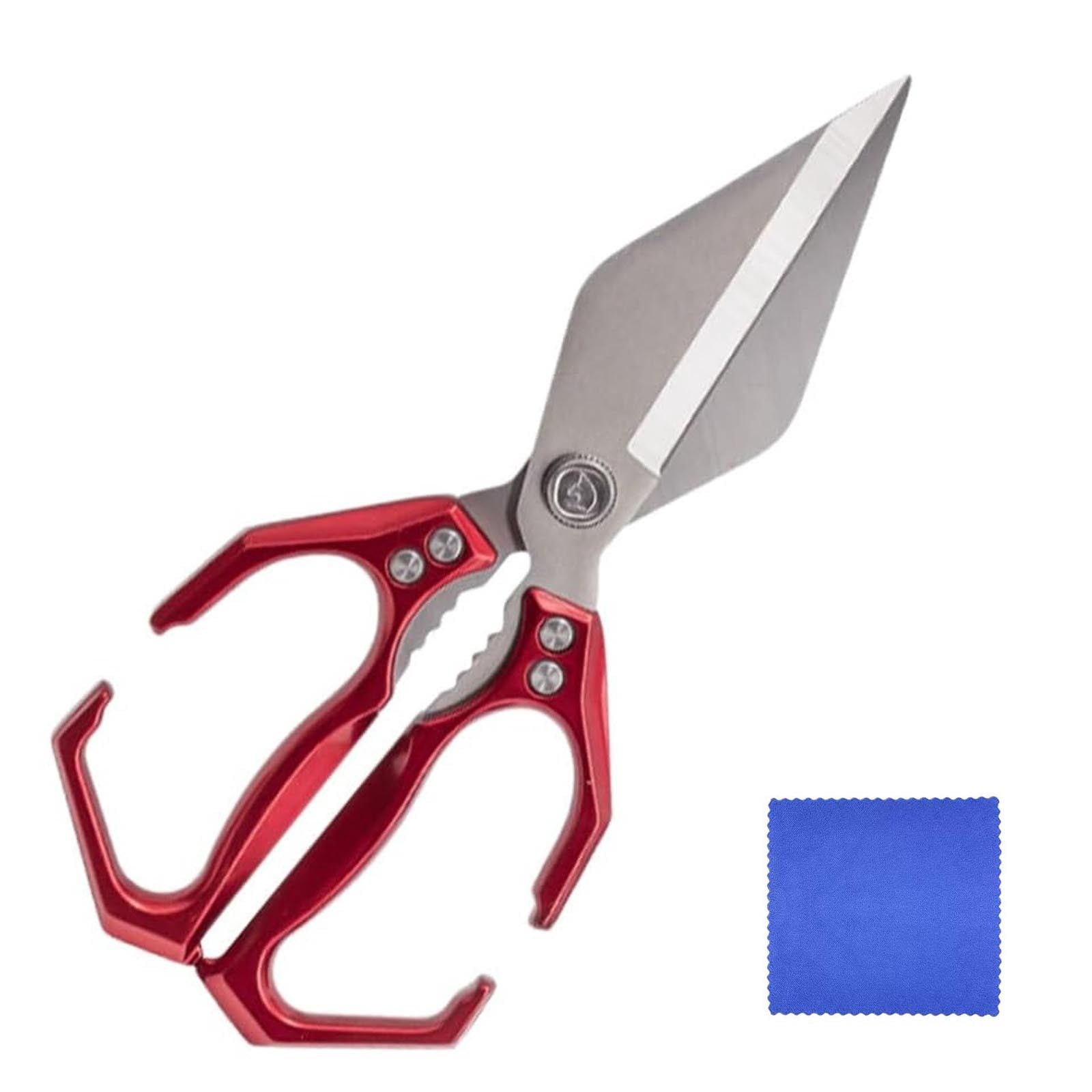 Staron Heavy Duty Kitchen Shears, Stainless Steel Scissors Cutting Meat ...