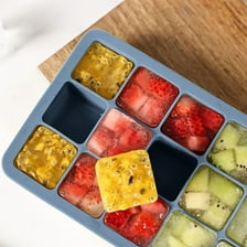 IMVE Green Rectangular Double-Layer Silicone Ice Making Grid for Home ...