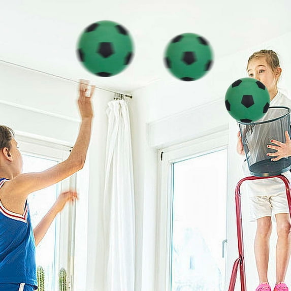 Staron Mute Ball Indoor Silent Football Toy, Sponge Sports Ball for ...