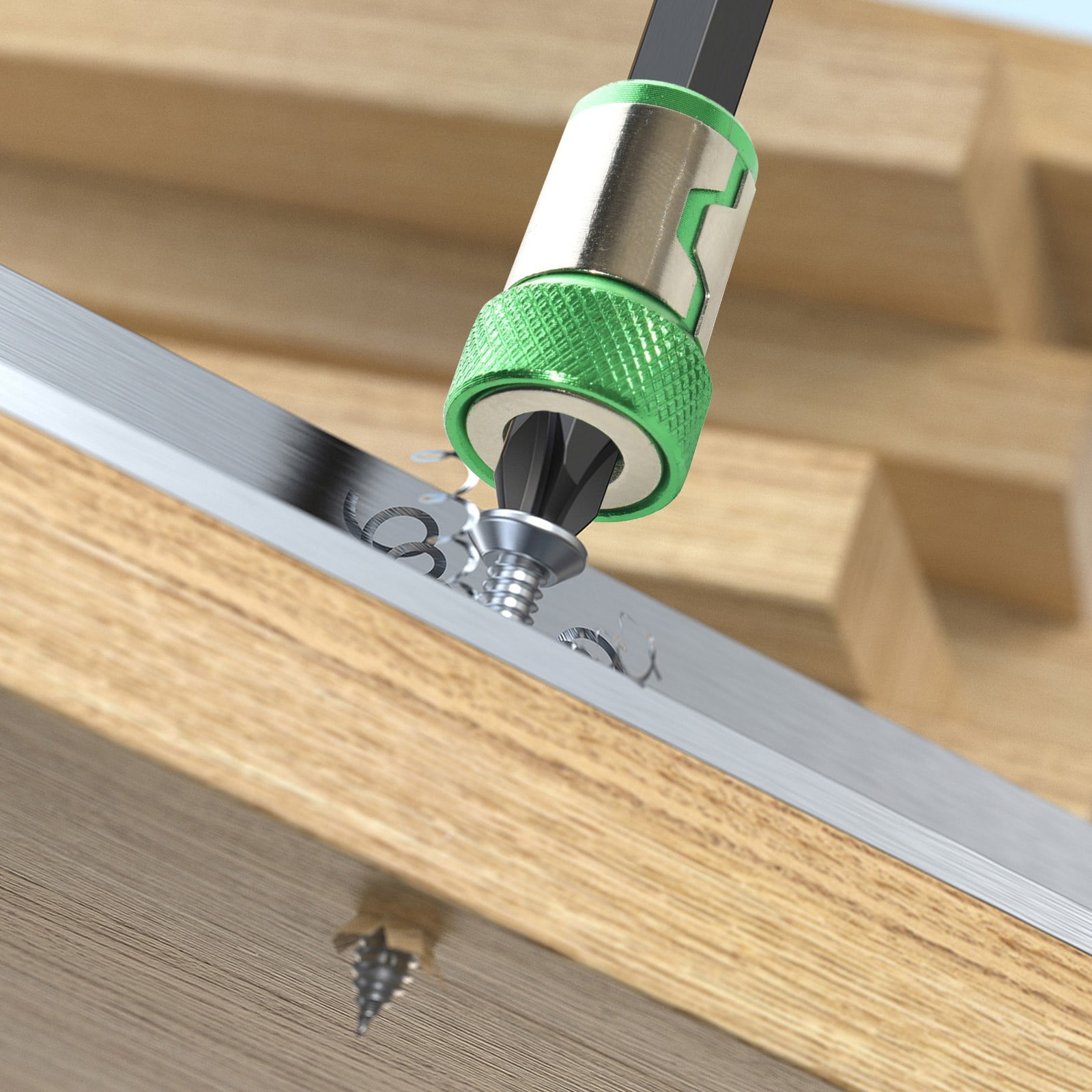 Staron Screwdriver Head Upgrade Magnetizer Screw Clearance (Green ...