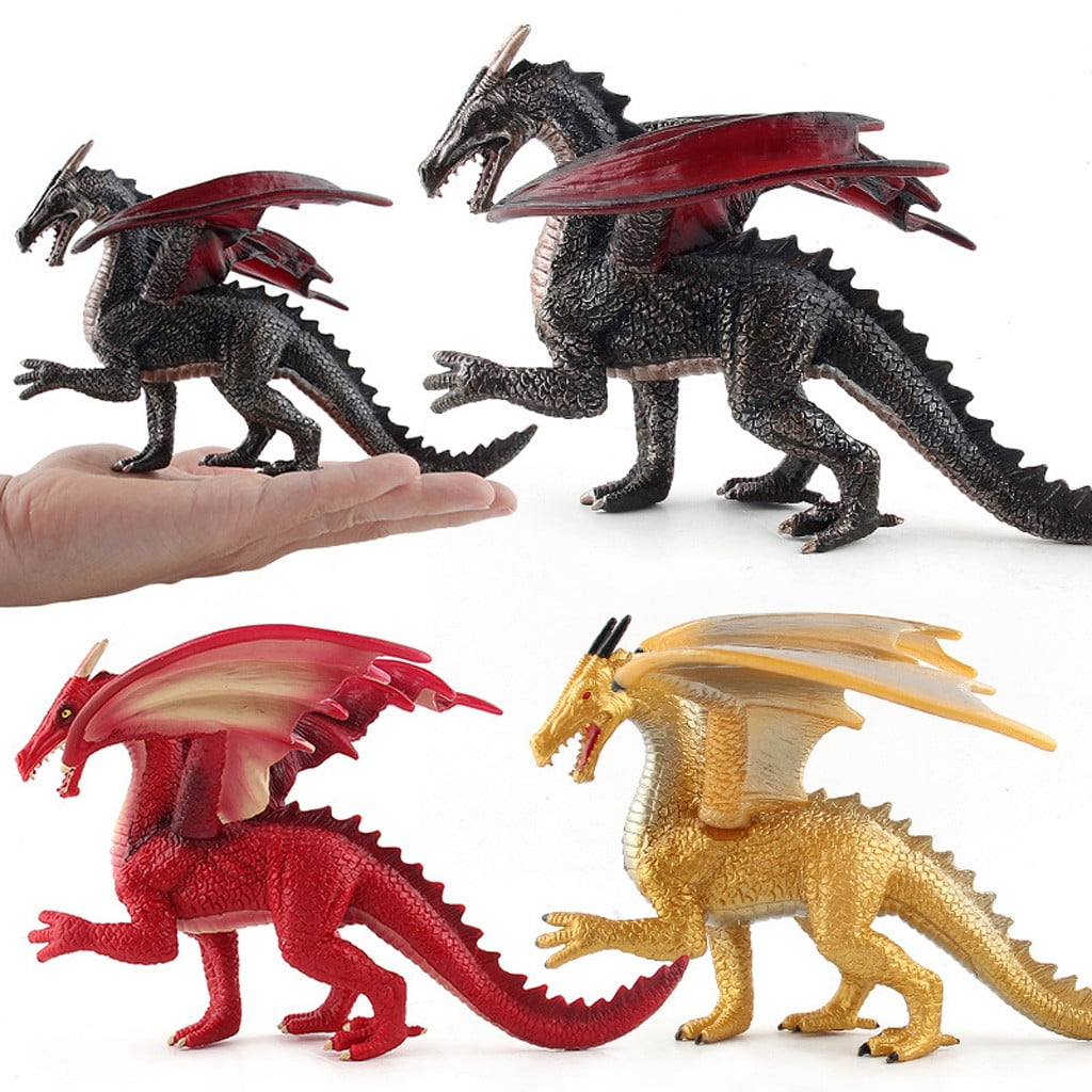 Staron Stone Dragons Toy Figure Realistic (Black), Stone Dragons Toy ...