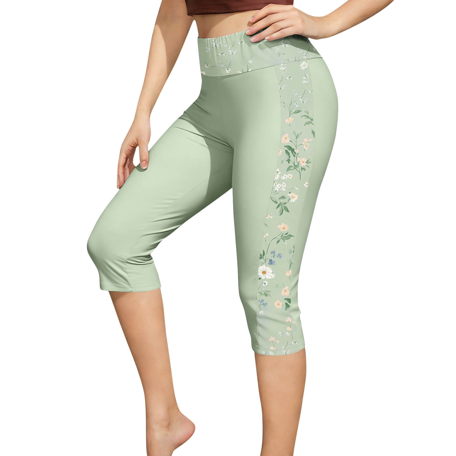 Staron Women's Swim Pants High Waisted Swimsuit Capris Leggings Fashion ...