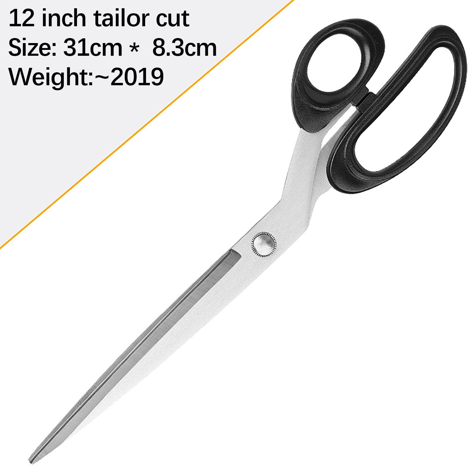 Staron under $5 Stainless Steel Scissors, Large Size Plastic Handle ...