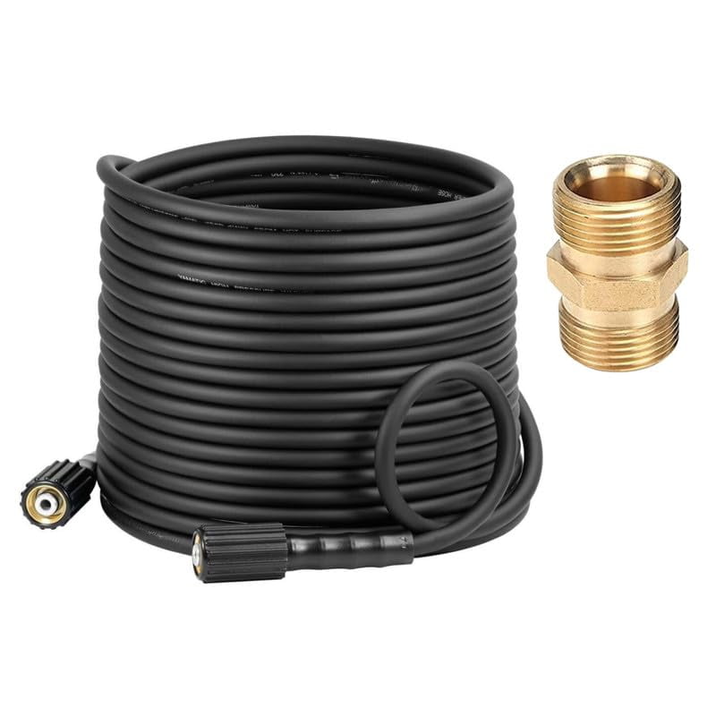 Starq Heavy Duty Hydraulic Hose Pipe for Pressure Washers 8Mtr with M22 ...