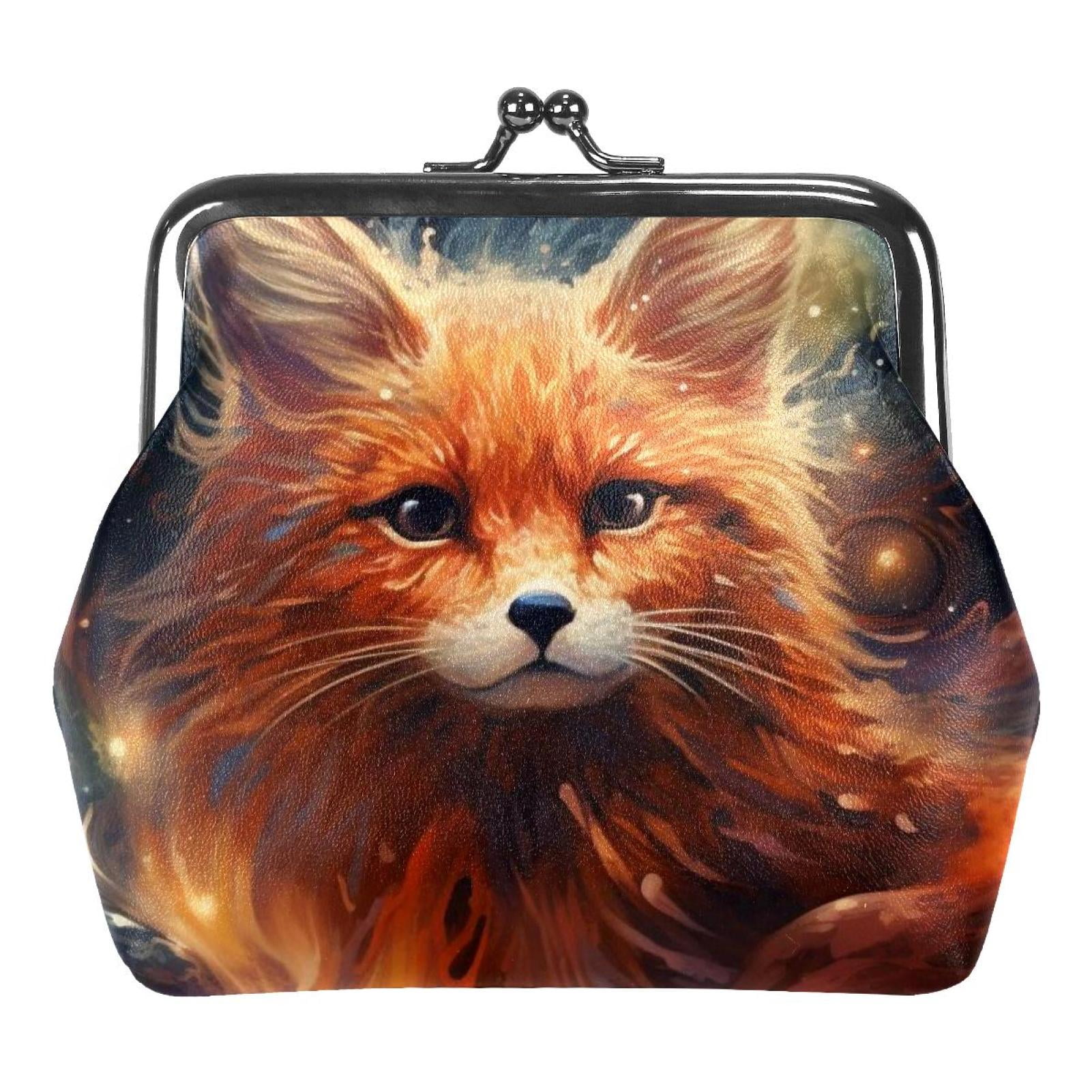 Starry Animal Coin Purse, Kiss Lock Coin Purse, Large Capacity Coin ...