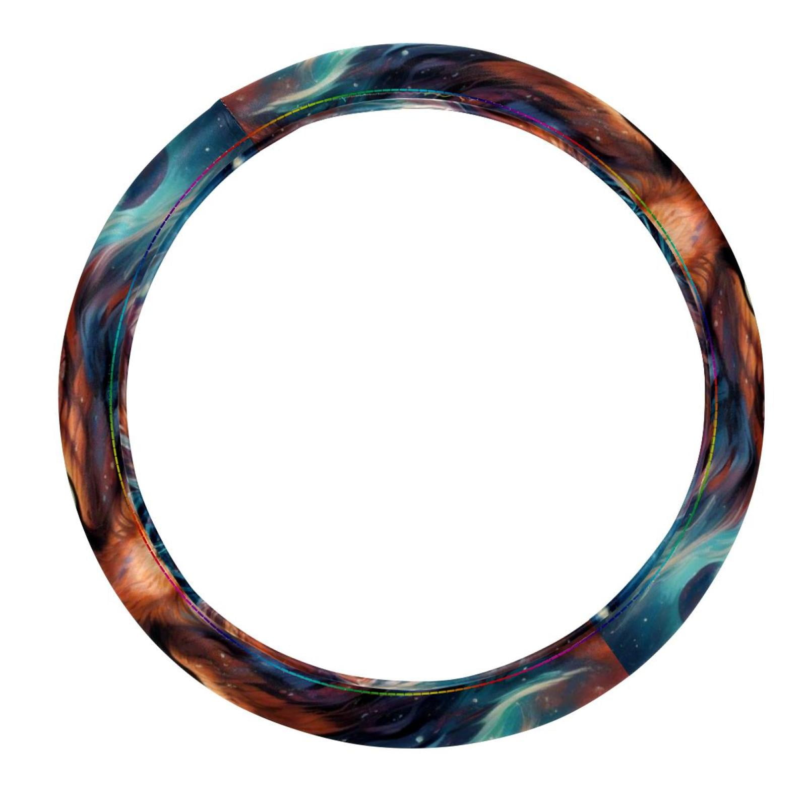 Starry Animals 14.5 Inch Printing PVC Leather Car Wheel Cover Auto ...