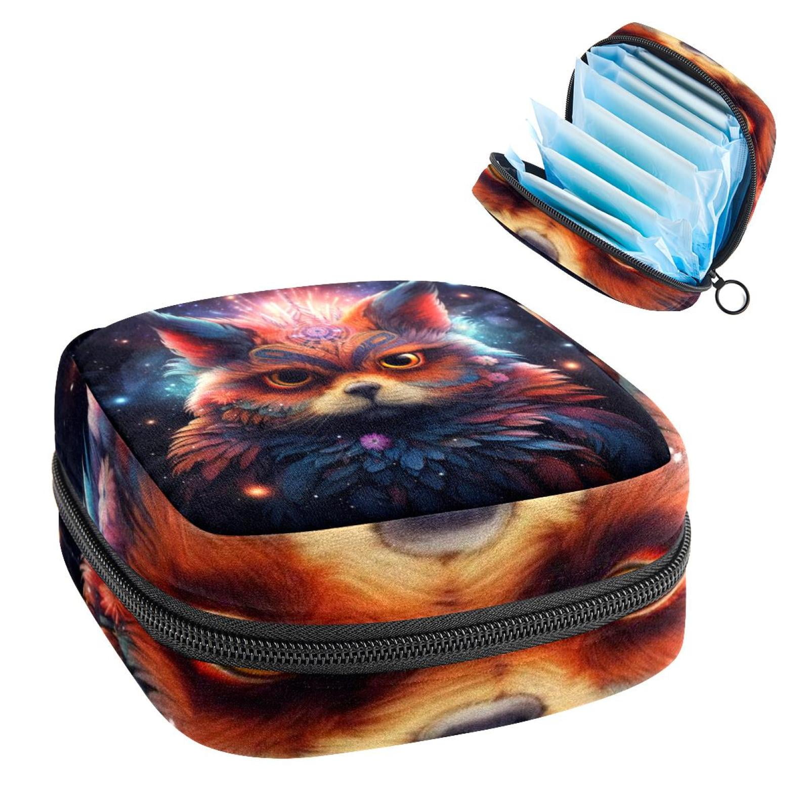 Starry Animals Pad Bag Storage Organizer Pouch for Menstrual Hygiene ...