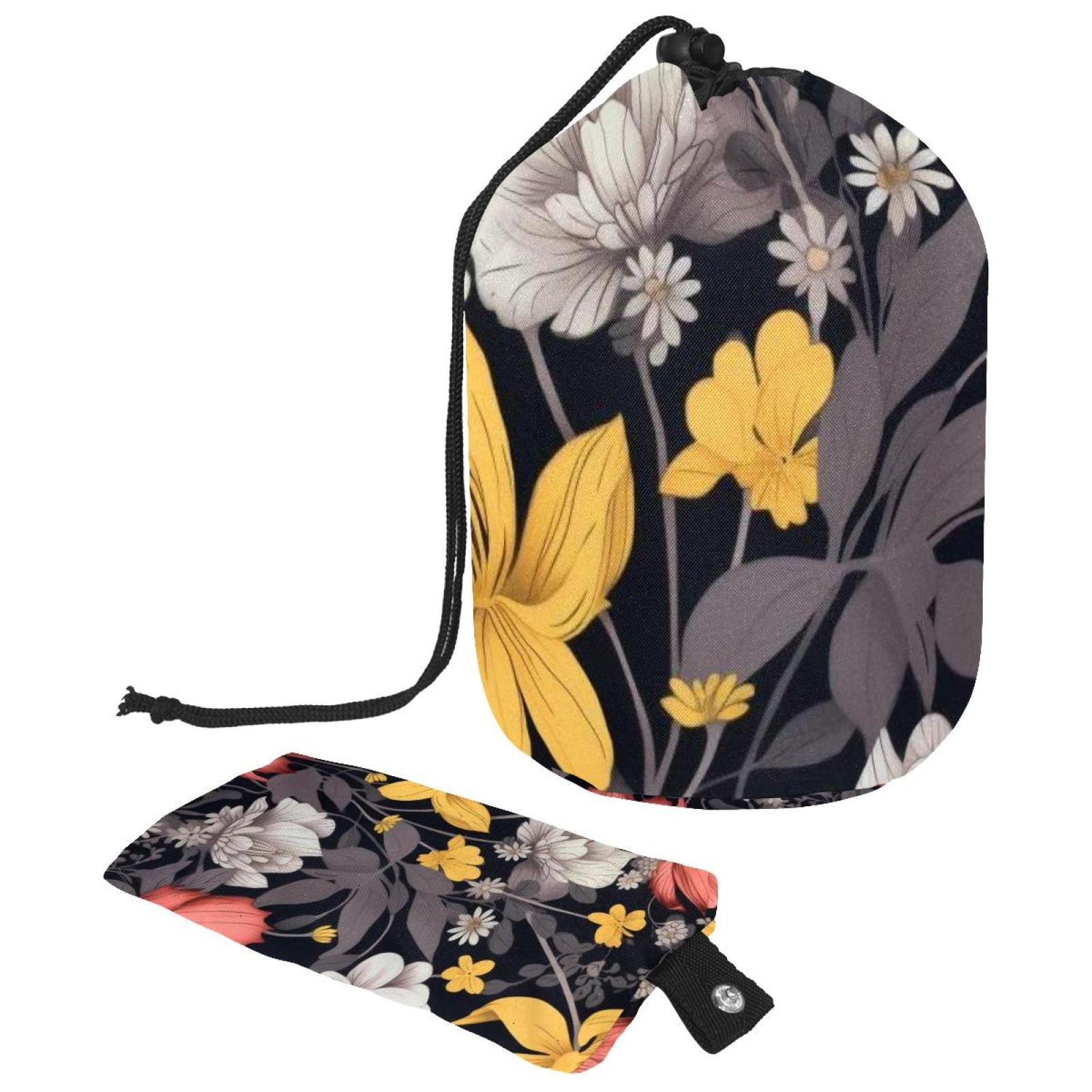 Starry Animals Portable Drawstring Foldable Travel Laundry Bag with ...