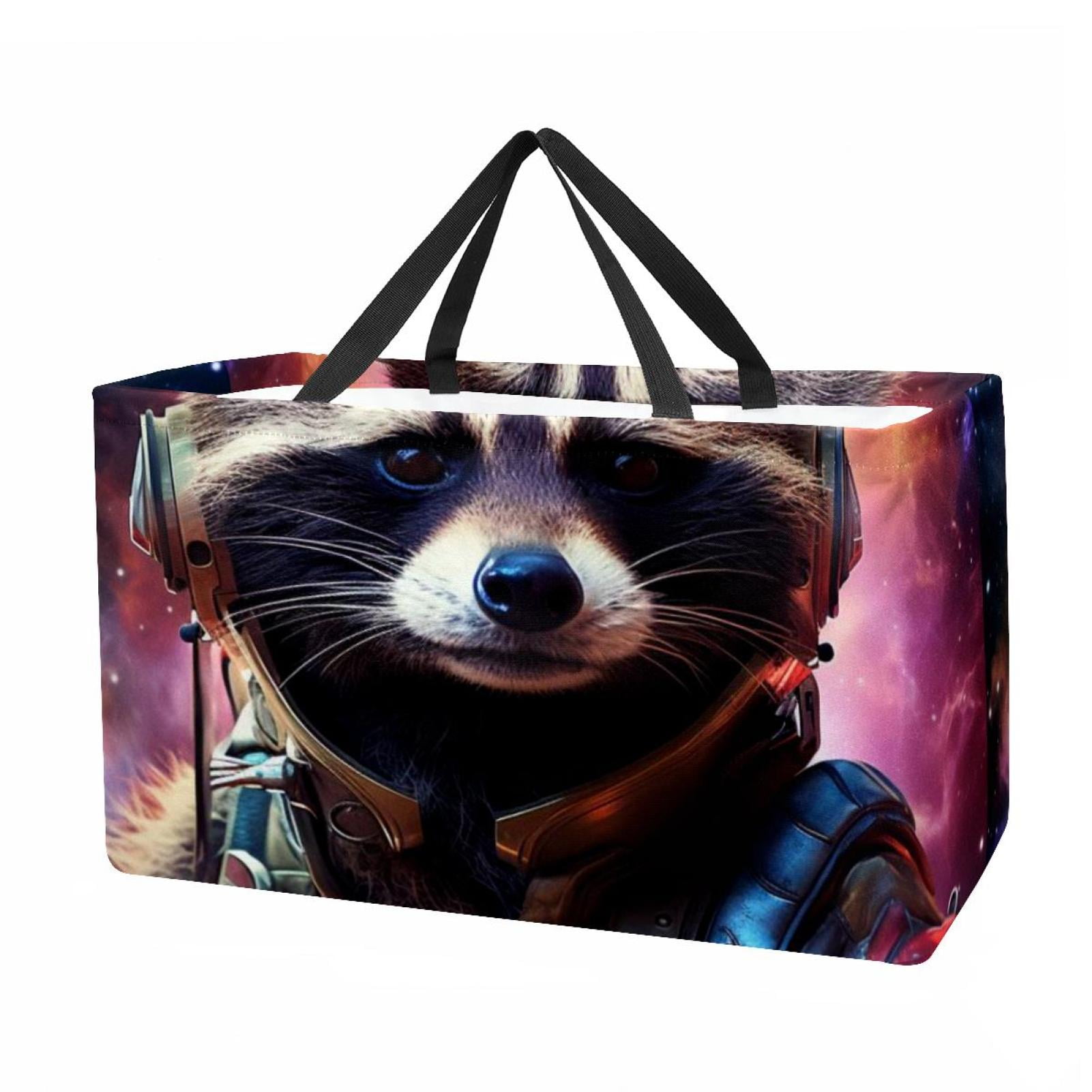 Starry Animals Portable Oxford Cloth Picnic Basket Cube Organizer ...