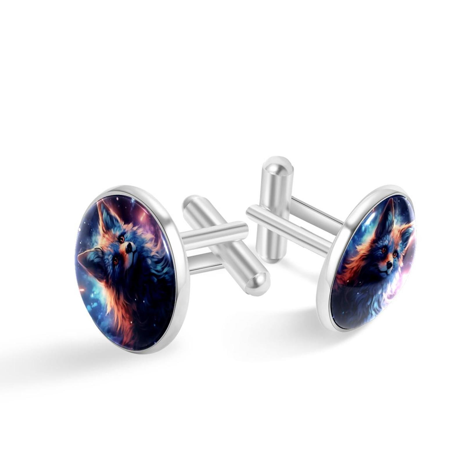 Starry Animals Stainless Steel Cufflinks for Formal Attire - Ideal for ...