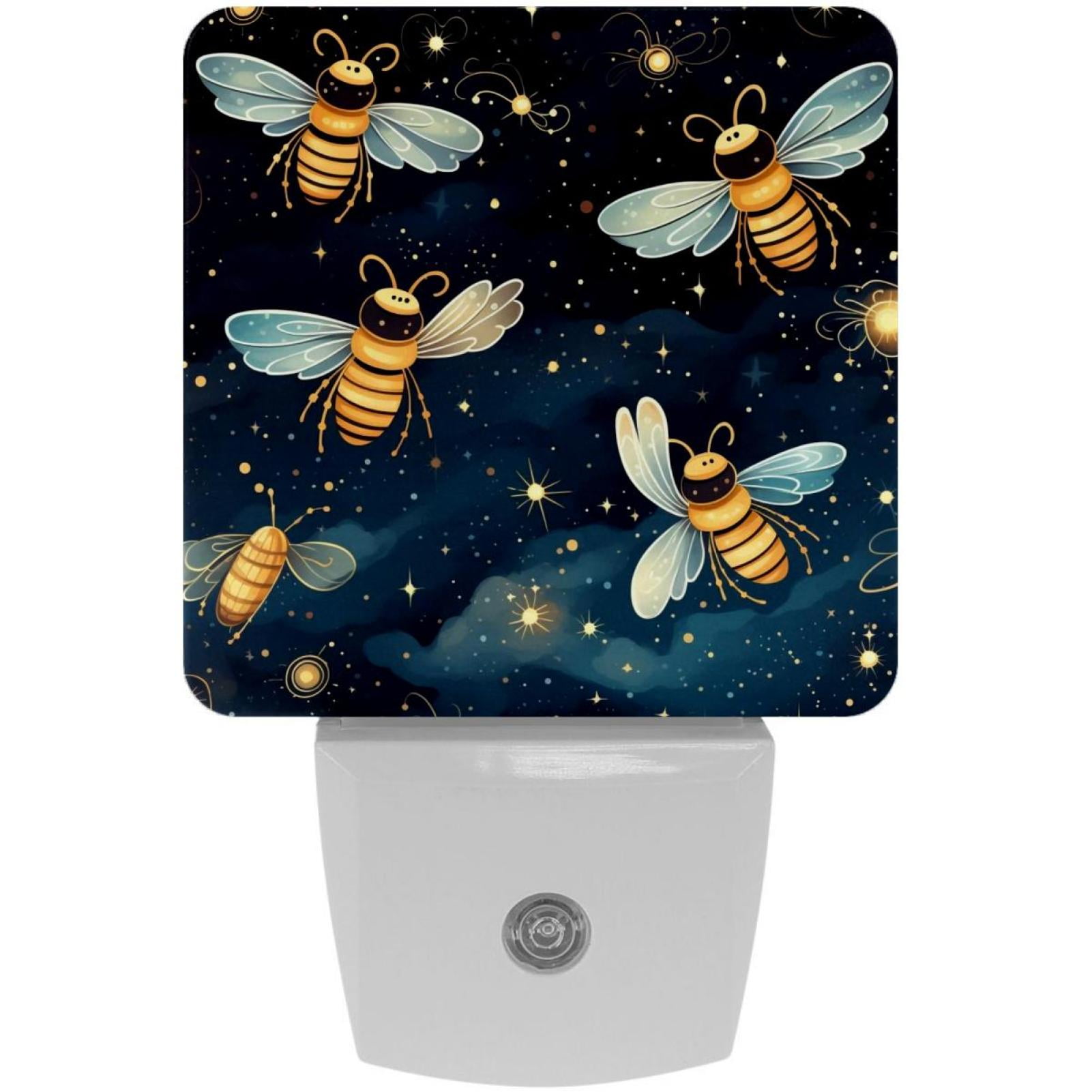 Starry Bee LED Square Night Lights for Bedroom and Living Room ...