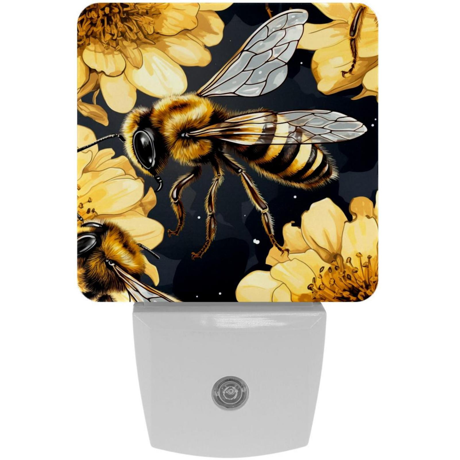 Starry Bee LED Square Night Lights - Illuminating Your Space with Style ...