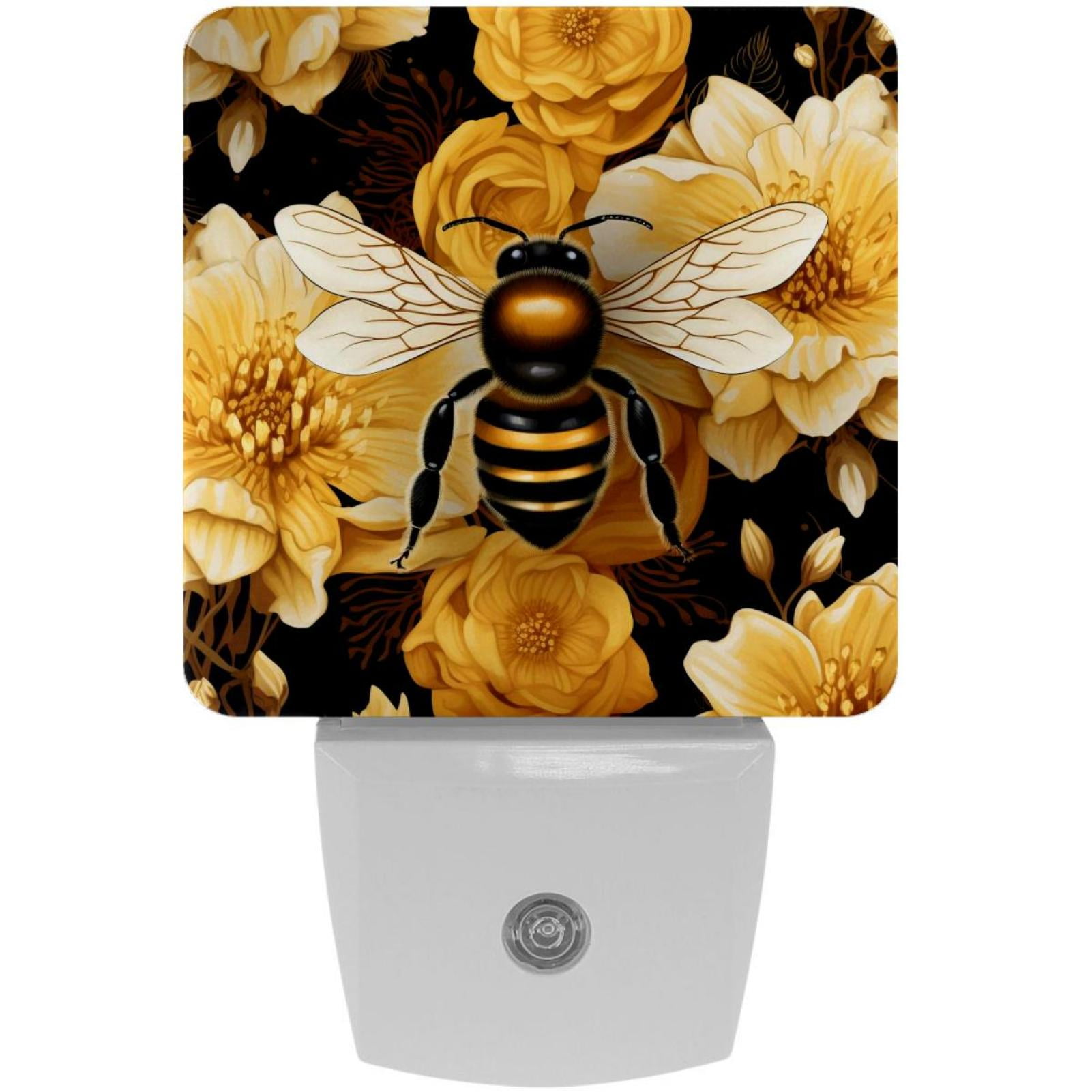 Starry Bee LED Square Night Lights - Modern and Versatile Plug-in ...