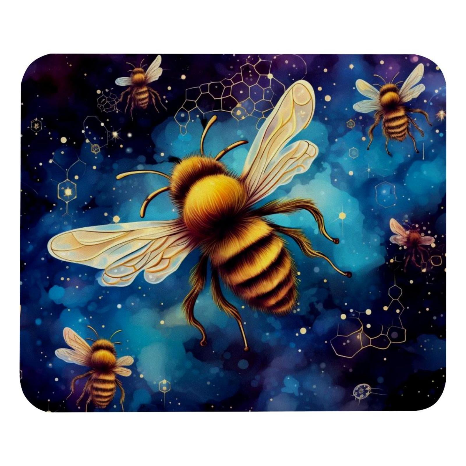 Starry Bee Mouse Pad for Laptop Wireless Mouse Home Office Travel ...