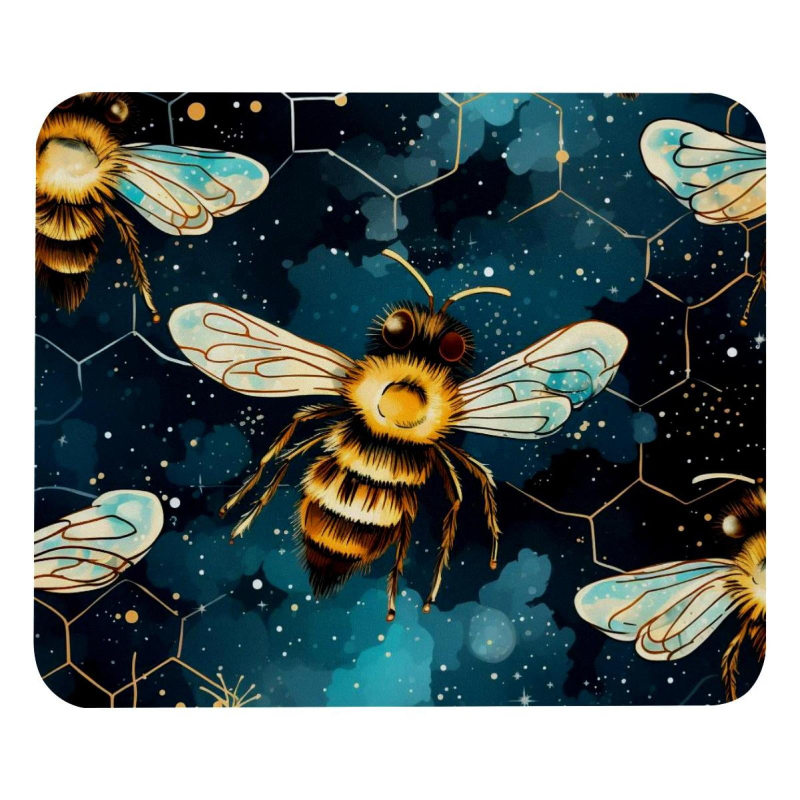 Starry Bee Mouse Pad for Wireless Mouse Home Office Desk Laptop with ...
