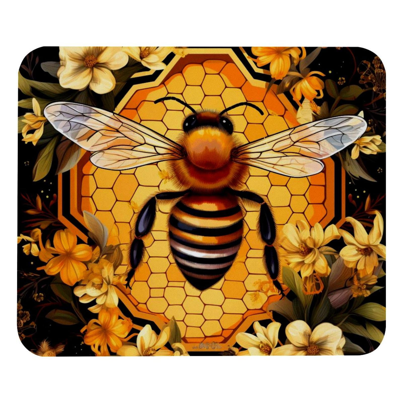 Starry Bee Mouse Pad for Wireless Mouse Home Office Desk Laptop with ...