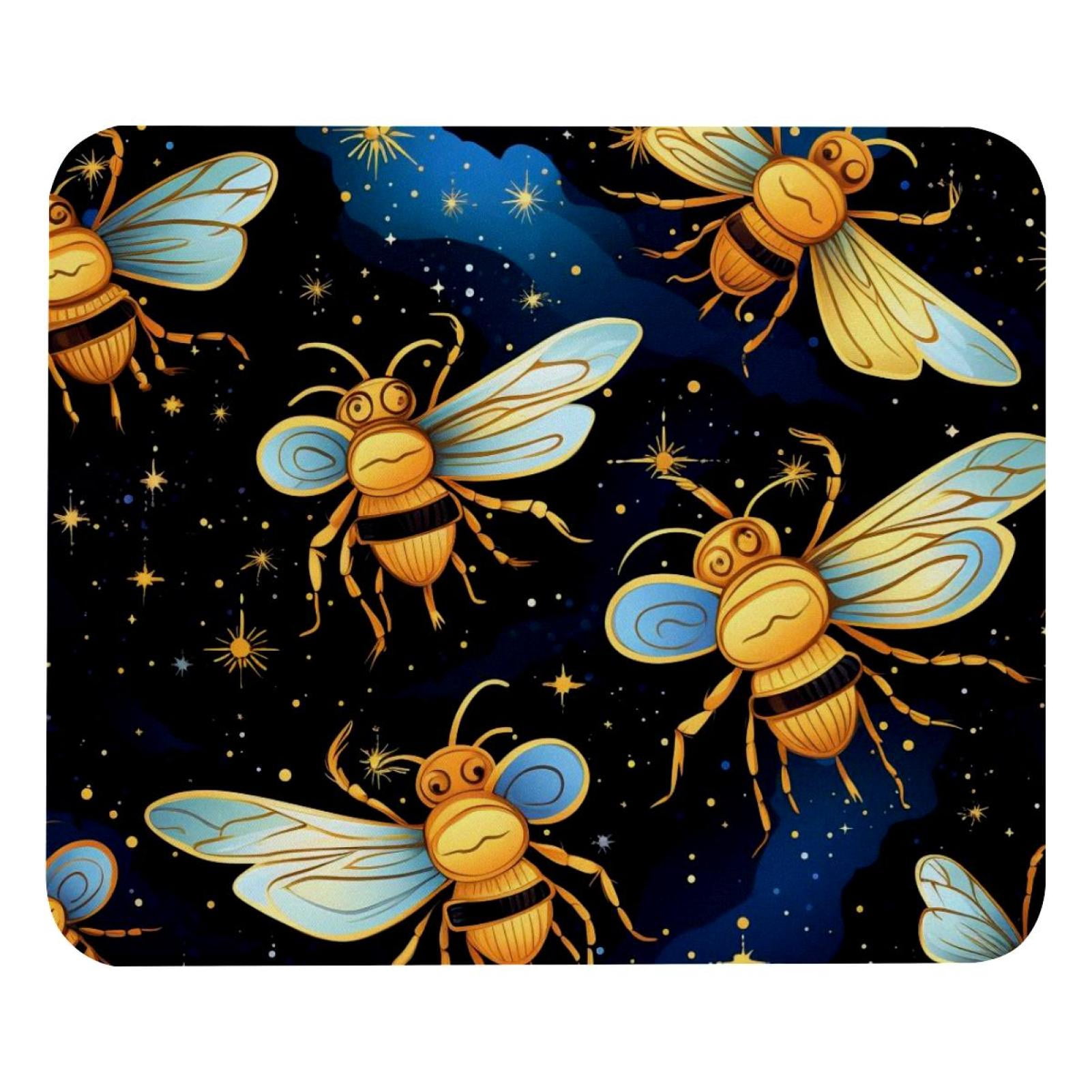 Starry Bee Mouse Pad for Wireless Mouse Home Office Desk Laptop with ...