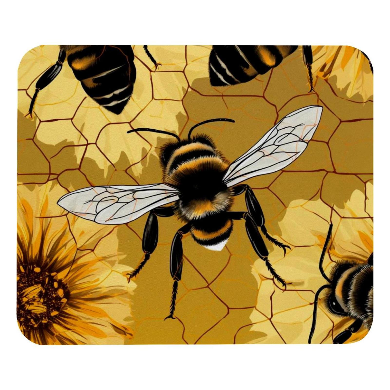 Starry Bee Mouse Pad for Wireless Mouse Home Office Desk Laptop with ...