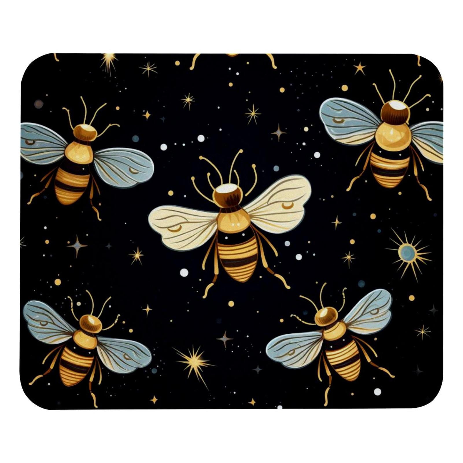 Starry Bee Mouse Pad for Wireless Mouse Home Office Desk Laptop with ...