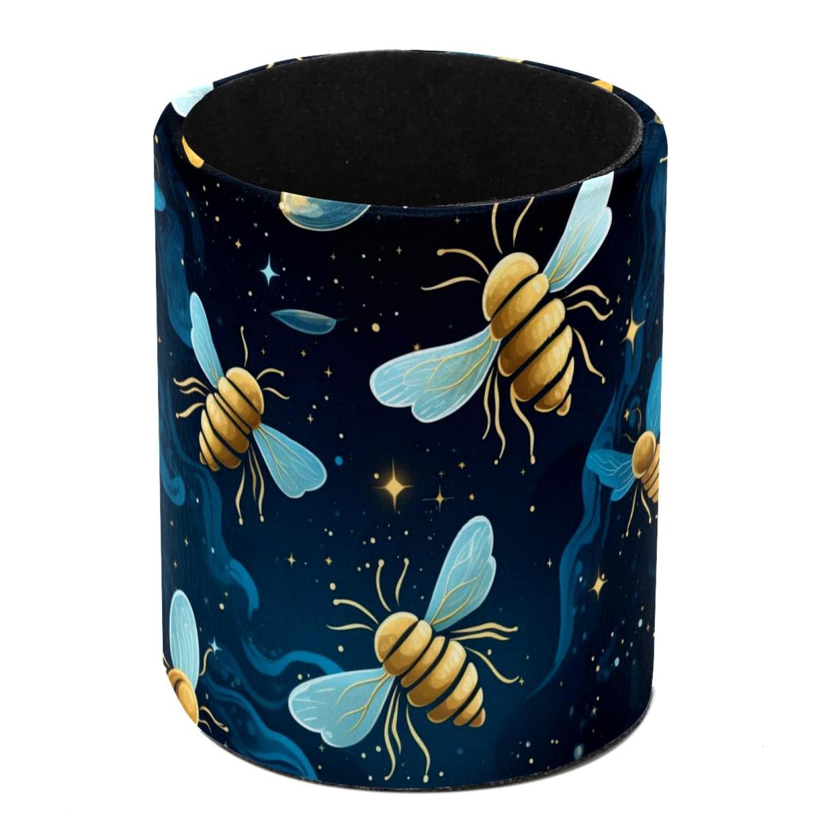 Starry Bee Pen Pencil Holder for Desk,Desk Pen Holder, Makeup Brush ...