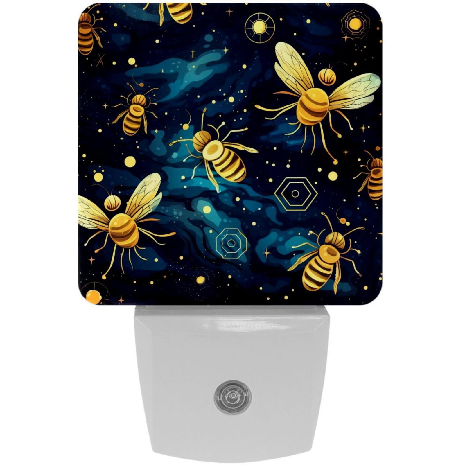 Starry Bee Square LED Night Lights - Small, Portable Lighting for Any ...