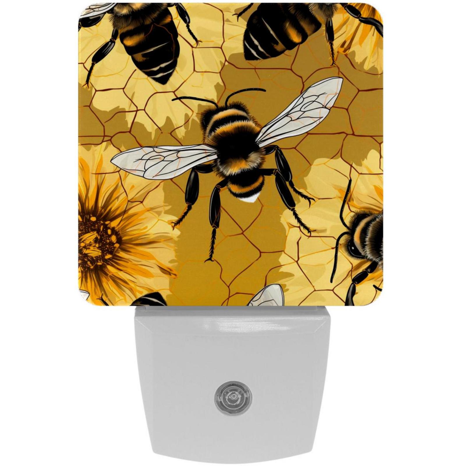 Starry Bee Square LED Night Lights - Small, Portable Lighting for Any ...