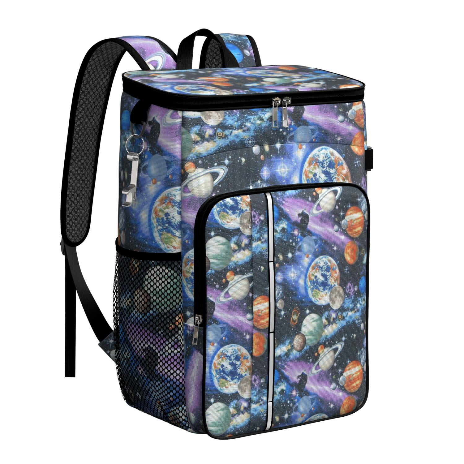 Starry Cosmos Design Cooler Backpack, Leakproof, Insulated for Hiking ...