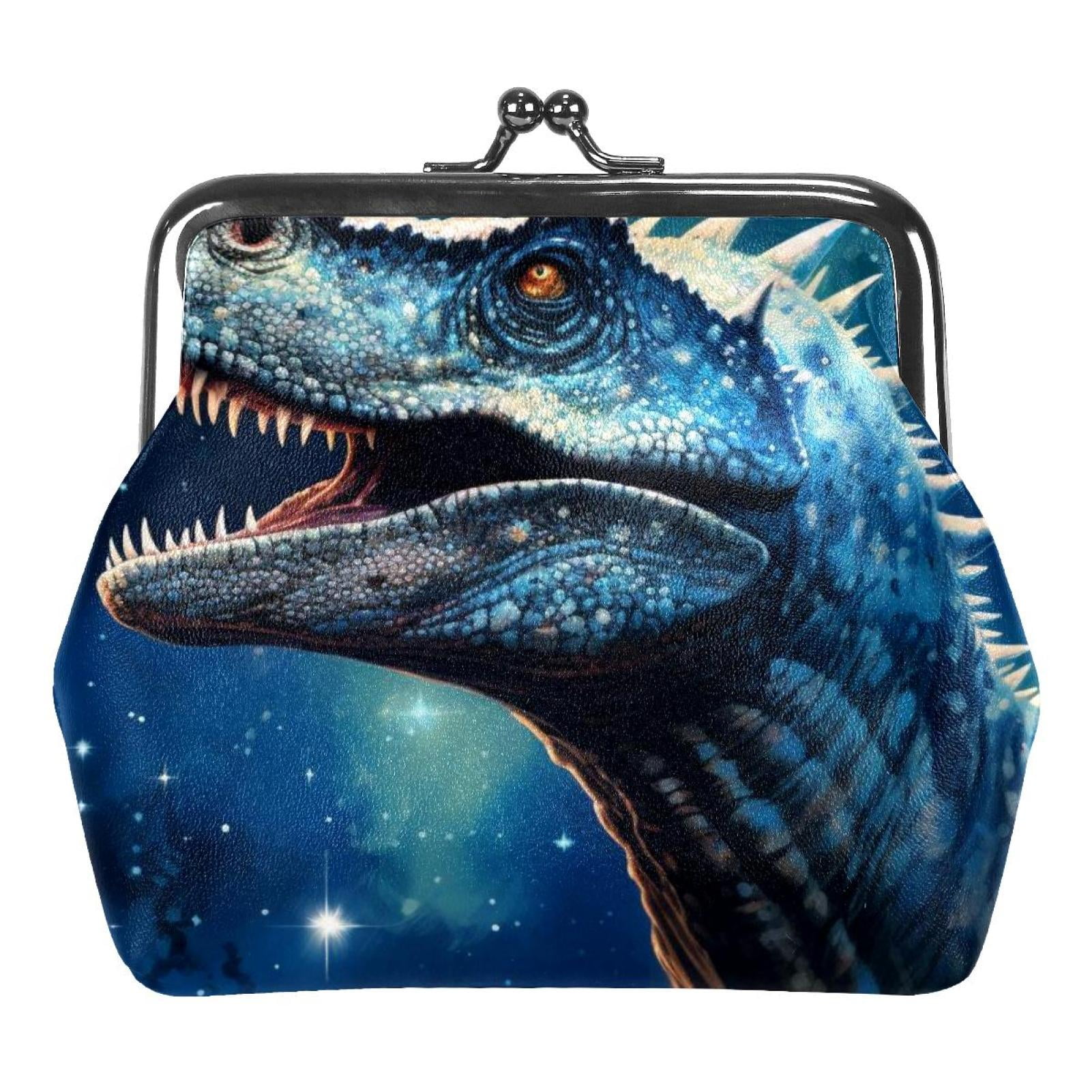 Starry Dinosaur Coin Purse Kiss Lock Change Purse Vintage Trinkets ...