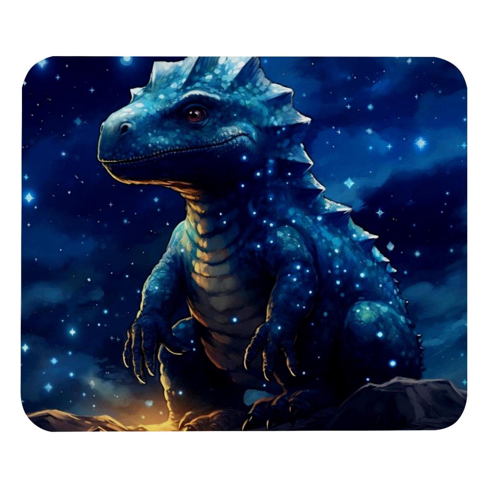Starry Dinosaur Mouse Pad for Laptop Wireless Mouse Home Office Travel ...