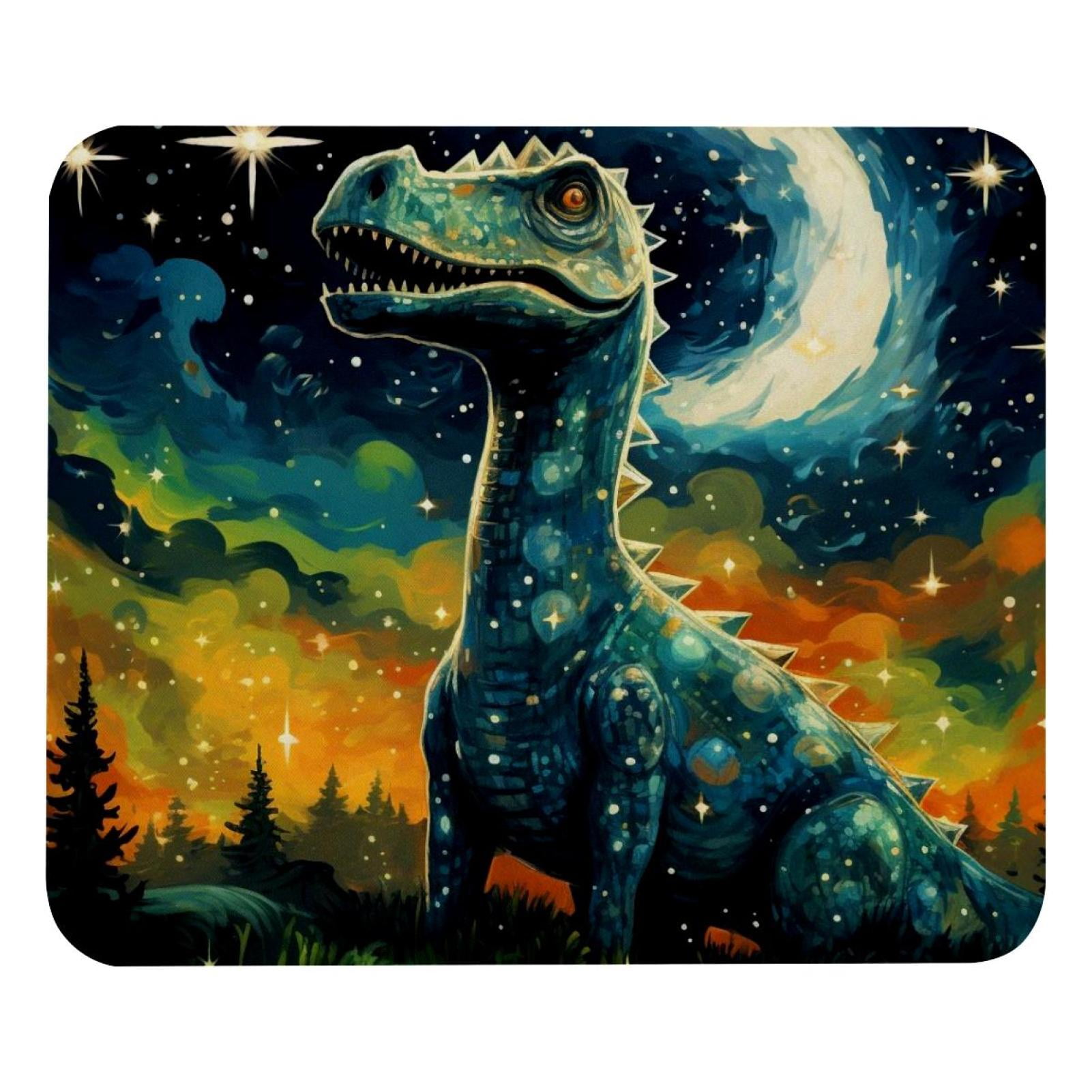 Starry Dinosaur Mouse Pad for Wireless Mouse Home Office Desk Laptop ...
