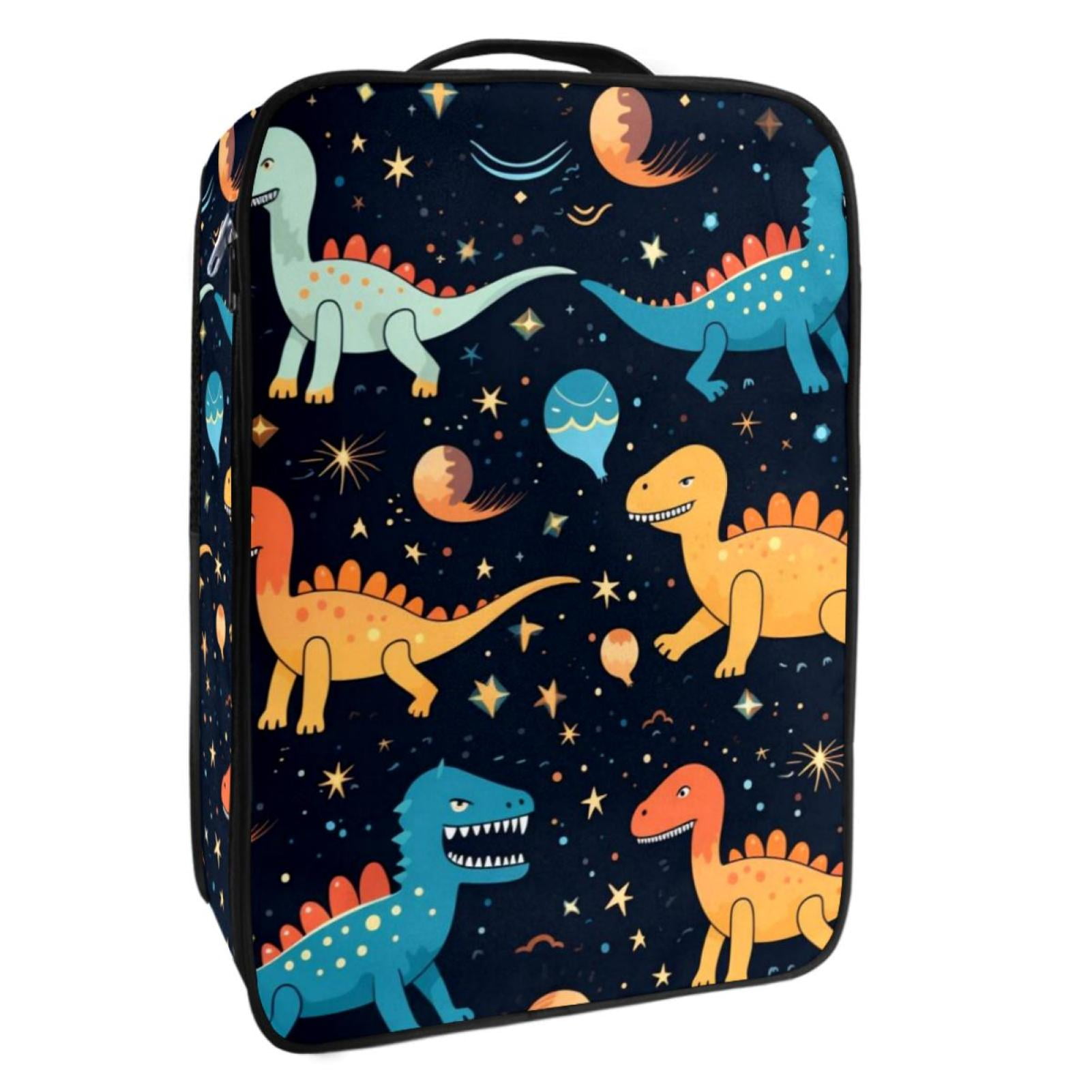 Starry Dinosaur Polyester Shoe Storage Box Organizer - 23x31cm/9x12in ...