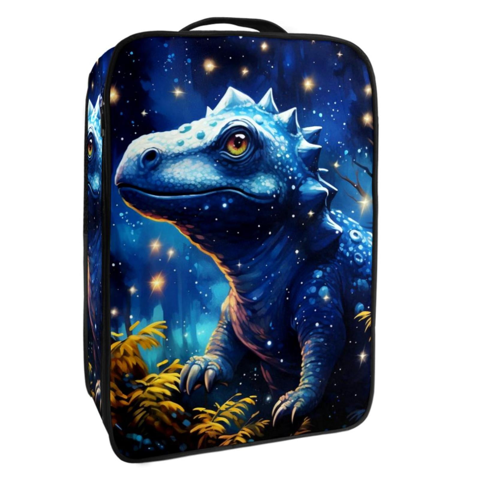 Starry Dinosaur Polyester Shoe Storage Box Organizer - 23x31cm/9x12in ...