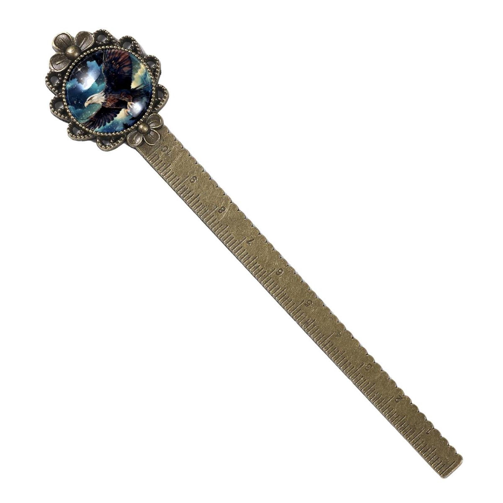 Starry Eagle Book Marks: Lace Bookmark in Antique Bronze for Book ...