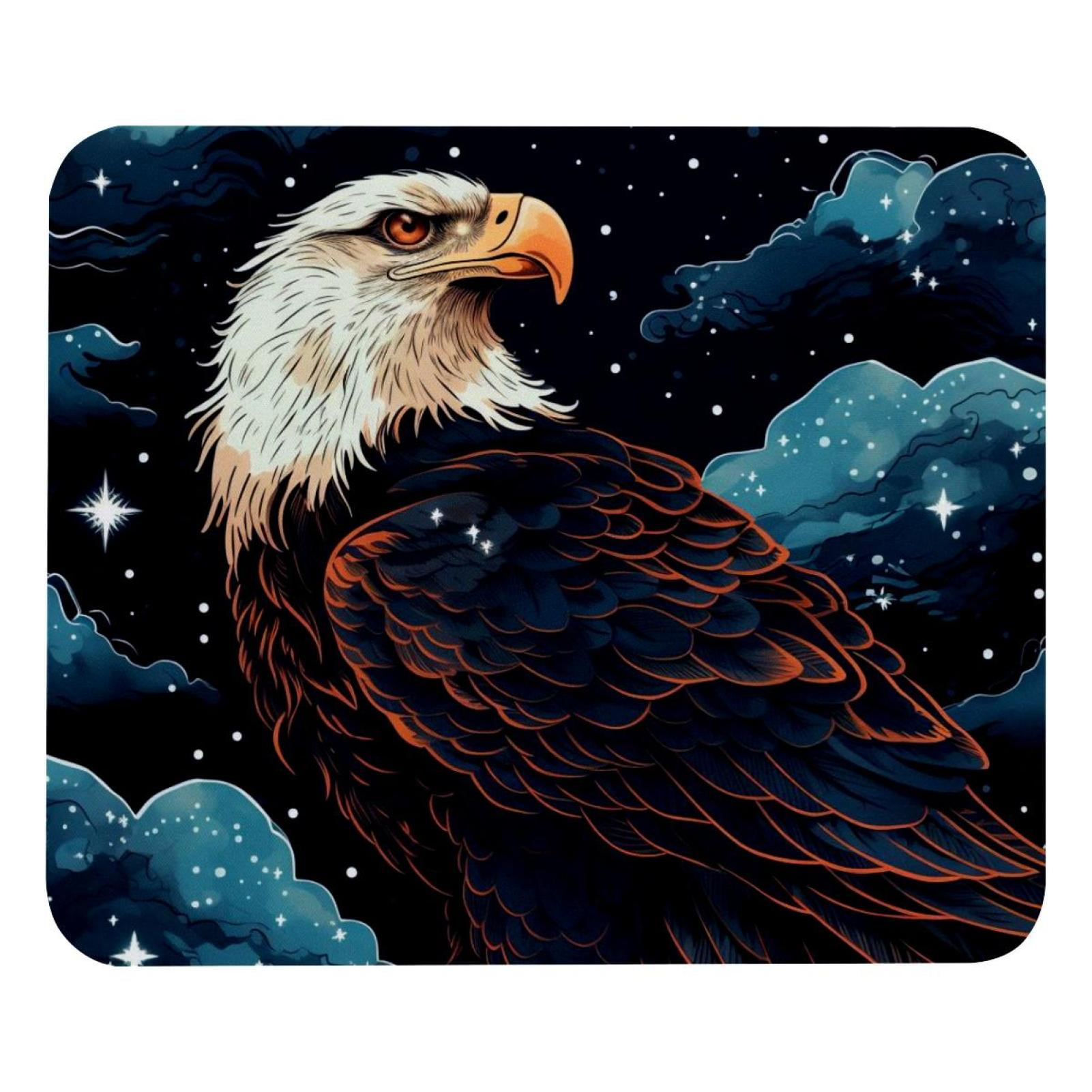 Starry Eagle Computer Mouse Pad,Rubber Mouse Mat for Gaming, Office ...