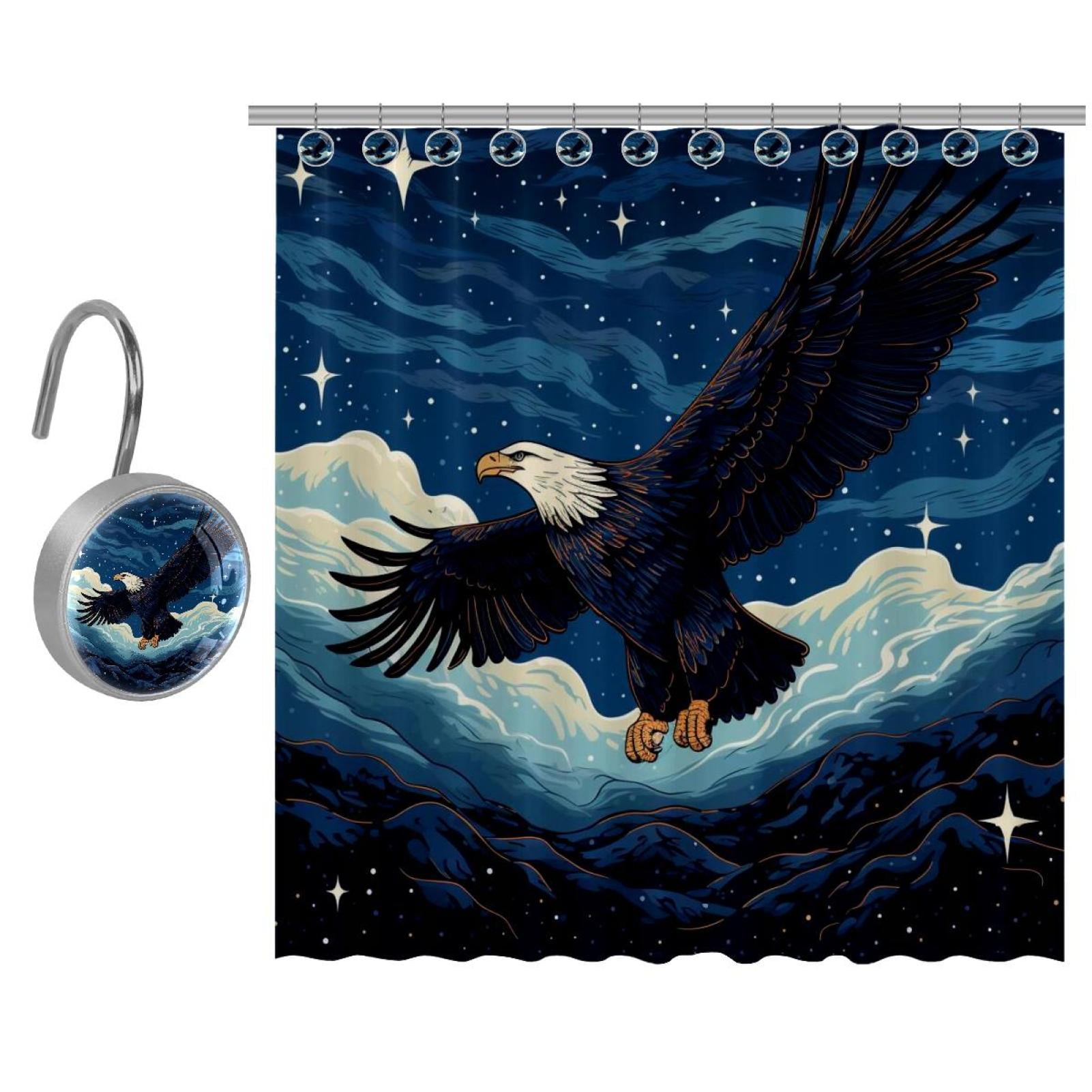 Starry Eagle Shower Curtain for Bathroom - Walmart.com