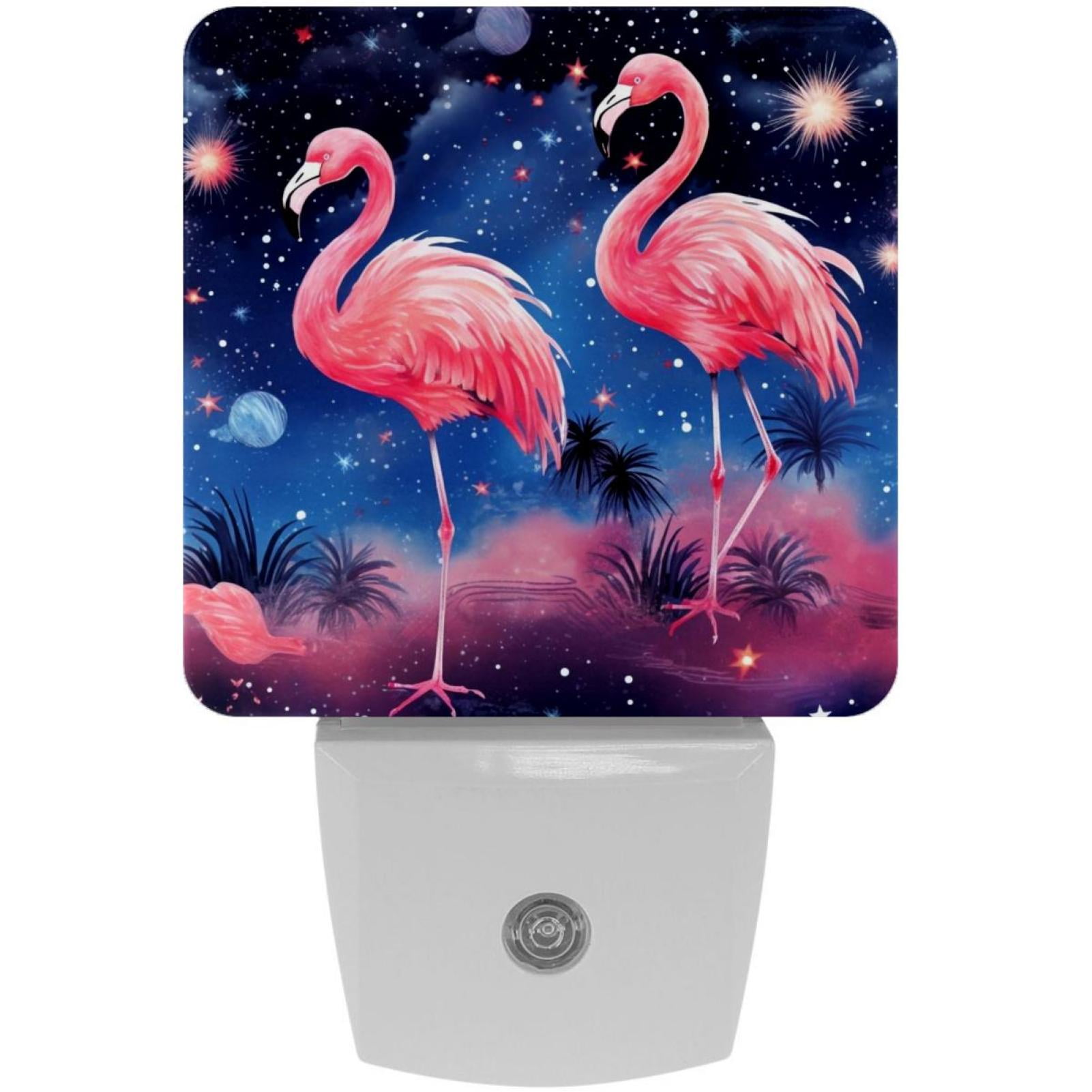 Starry Flamingos LED Square Night Light - Energy Efficient and Stylish ...