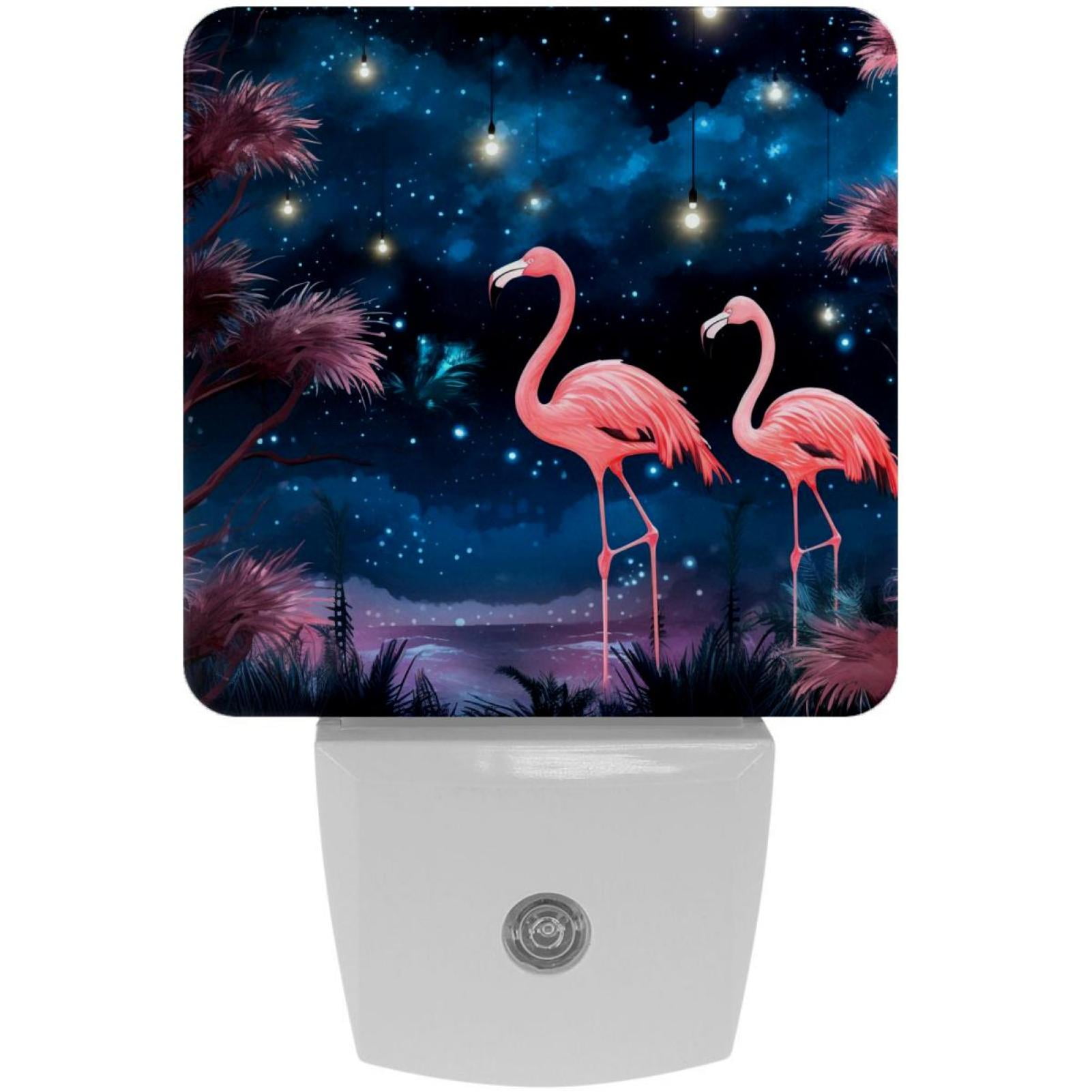 Starry Flamingos LED Square Night Lights - Energy Efficient and Sleek ...