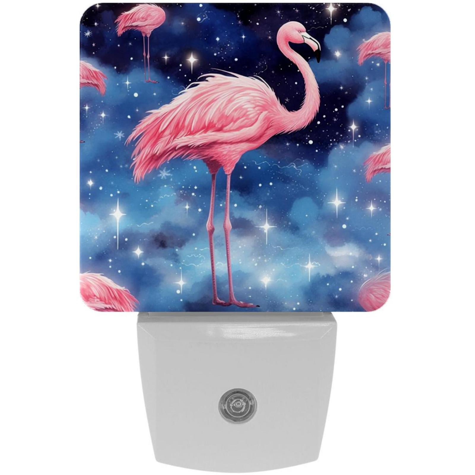 Starry Flamingos LED Square Night Lights - Energy Efficient and Sleek ...