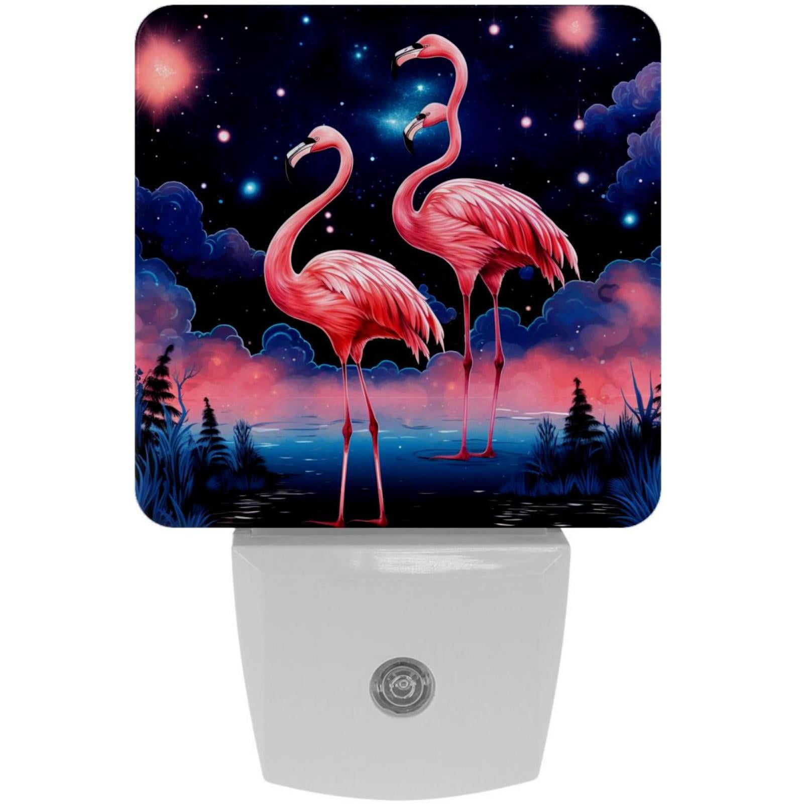 Starry Flamingos LED Square Night Lights - Energy Efficient and Stylish ...