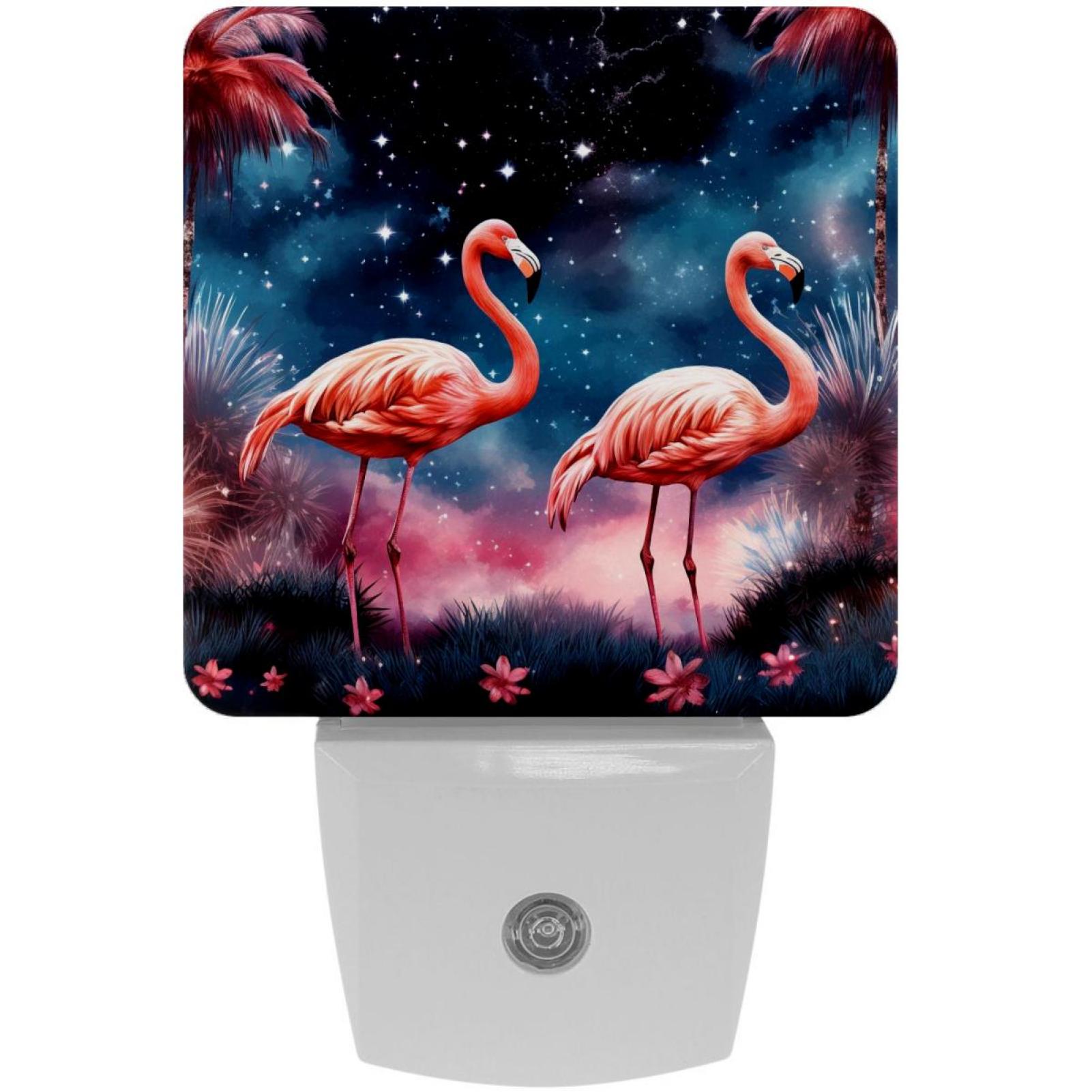 Starry Flamingos LED Square Night Lights - Stylish and Functional ...