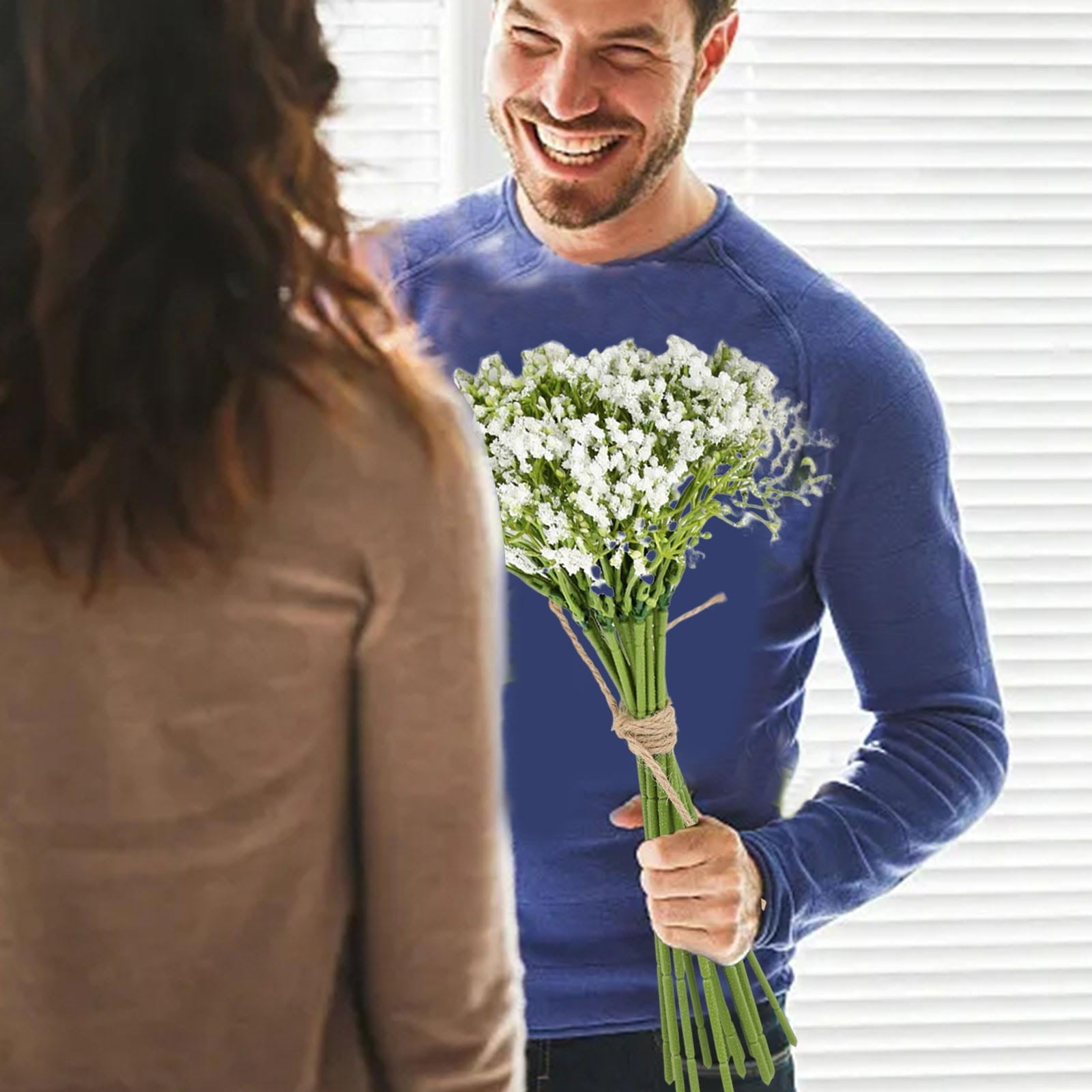 Starry Flowers Bouquet With Handheld Flower Petals Winter Flower ...