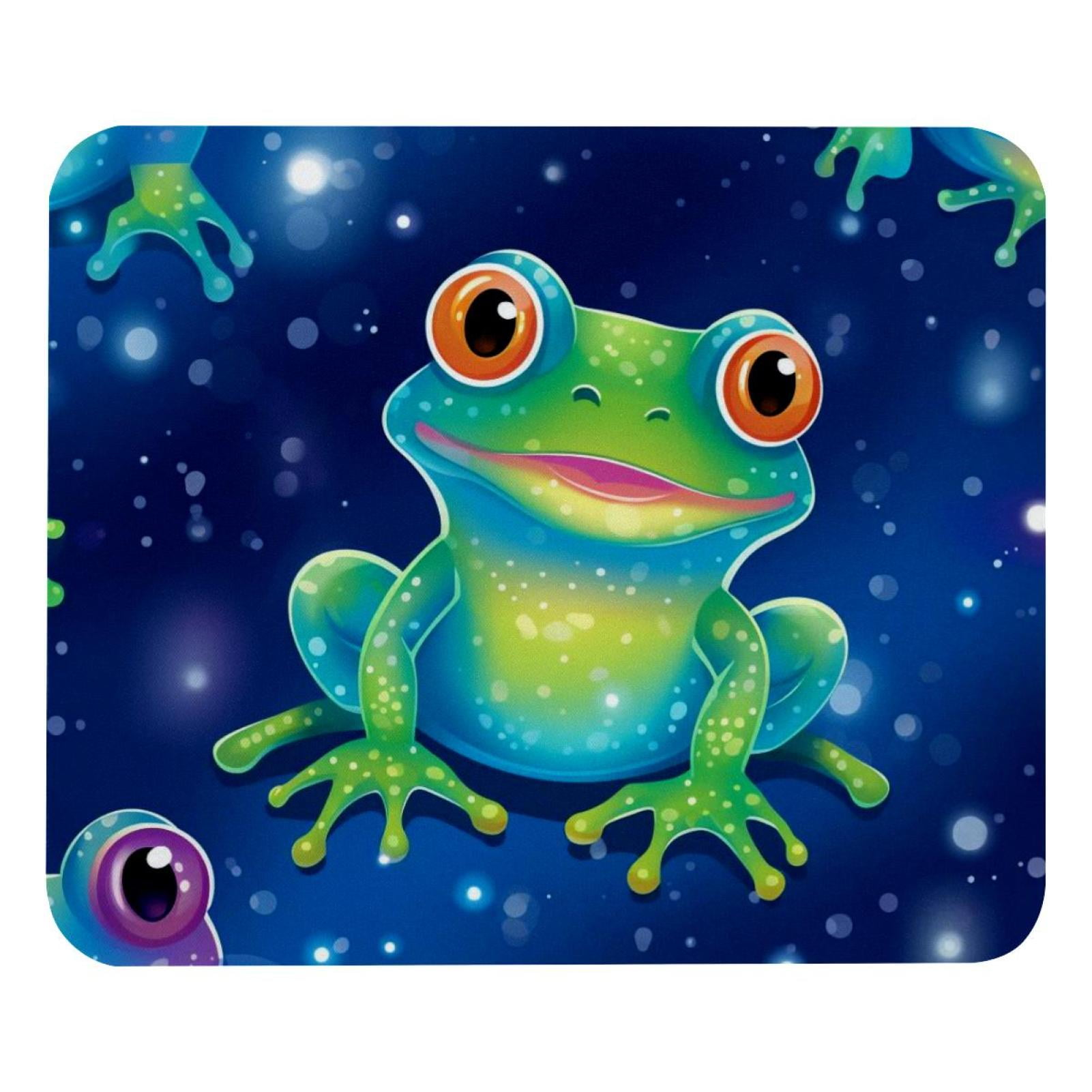 Starry Frog Computer Mouse Pad,Rubber Mouse Mat for Gaming, Office ...