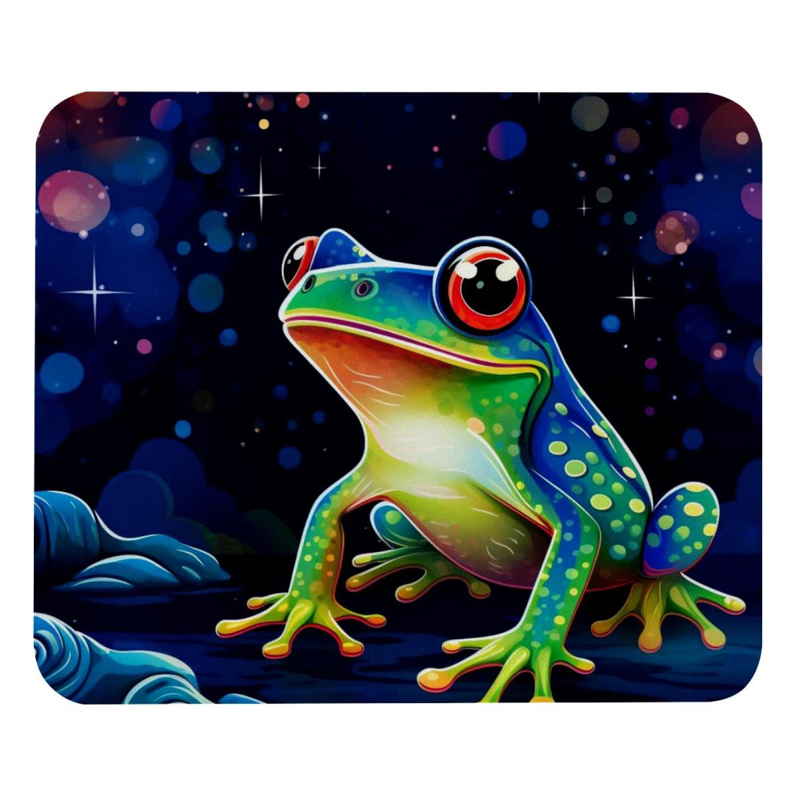 Starry Frog Computer Mouse Pad,Rubber Mouse Mat for Gaming, Office ...