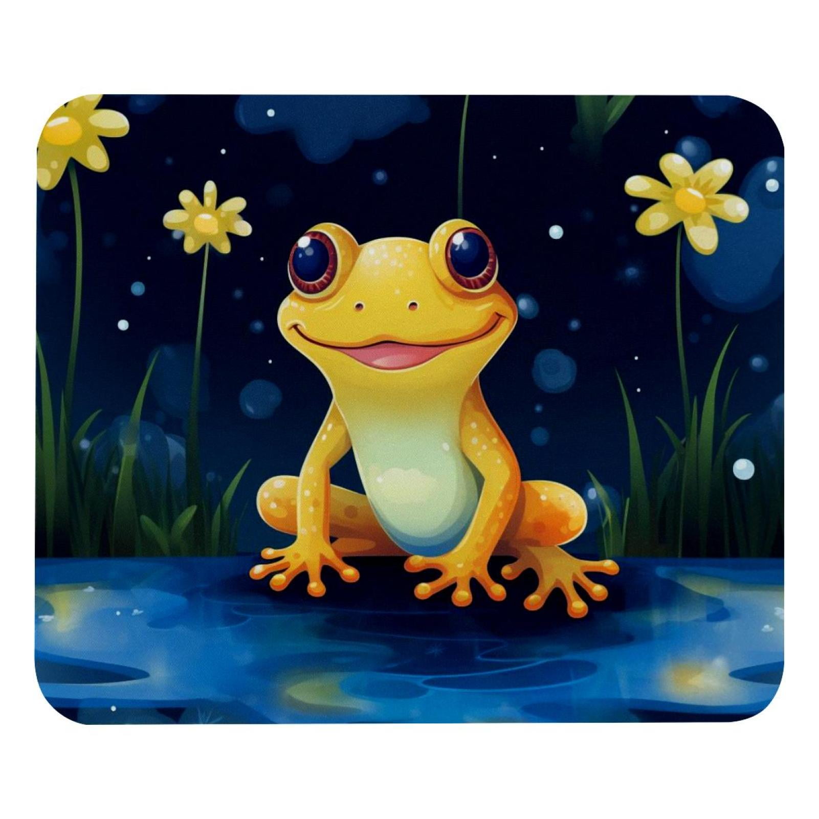Starry Frog Computer Mouse Pad,Rubber Mouse Mat for Gaming, Office ...