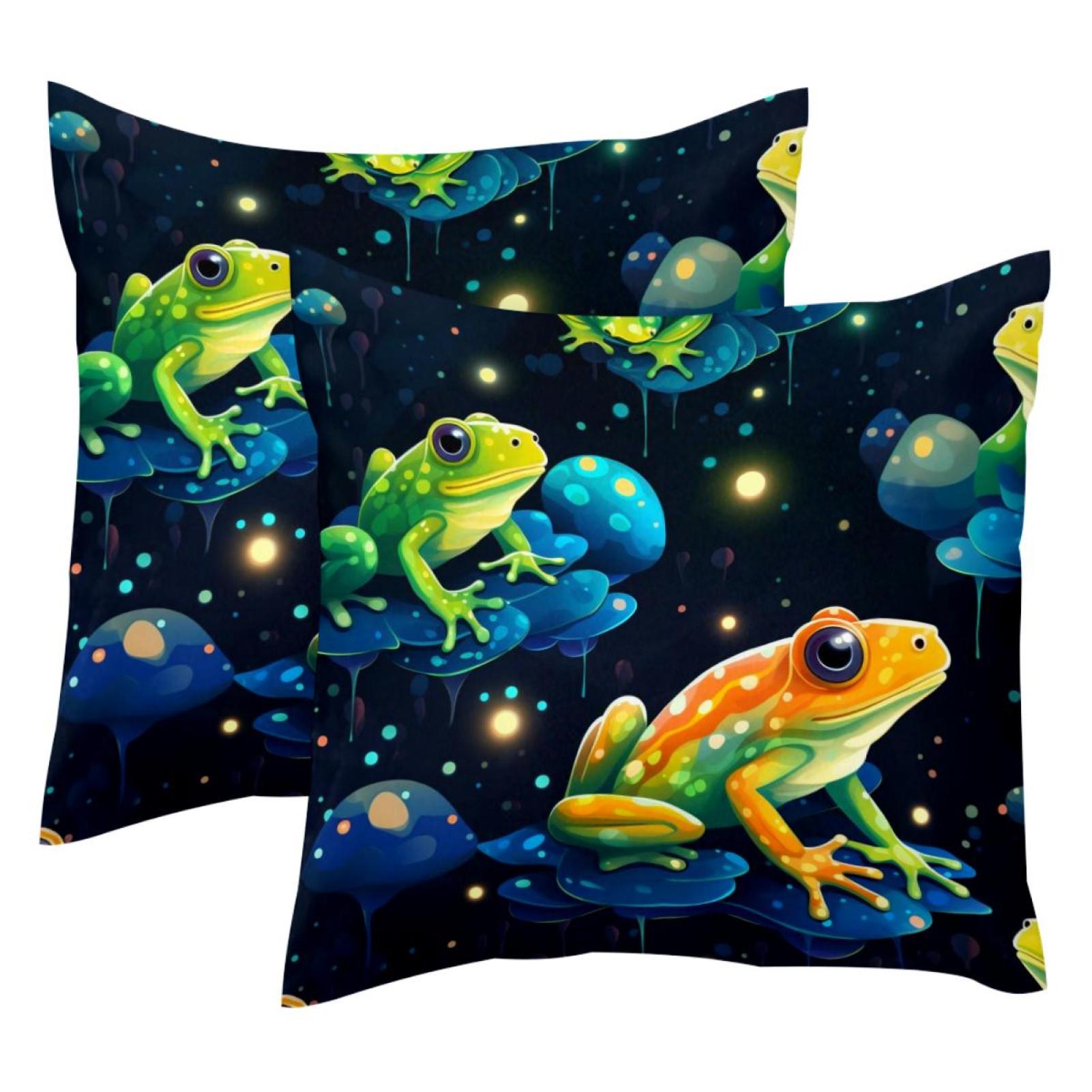 Starry Frog Luxurious Velvet Throw Pillow Inserts 2PCS Chair Pillow ...