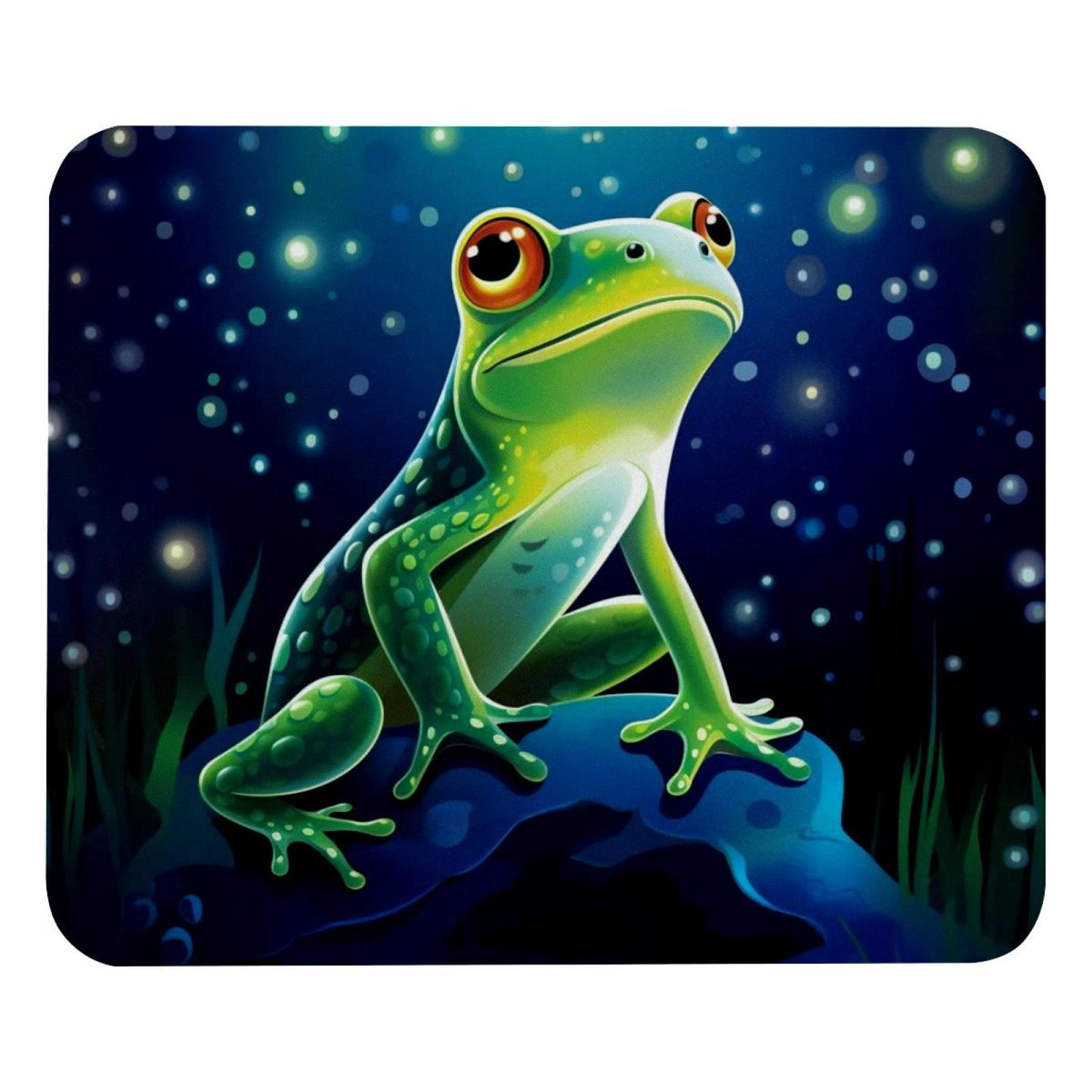 Starry Frog Mouse Pad, Cloth with Rubberized Base - Walmart.com